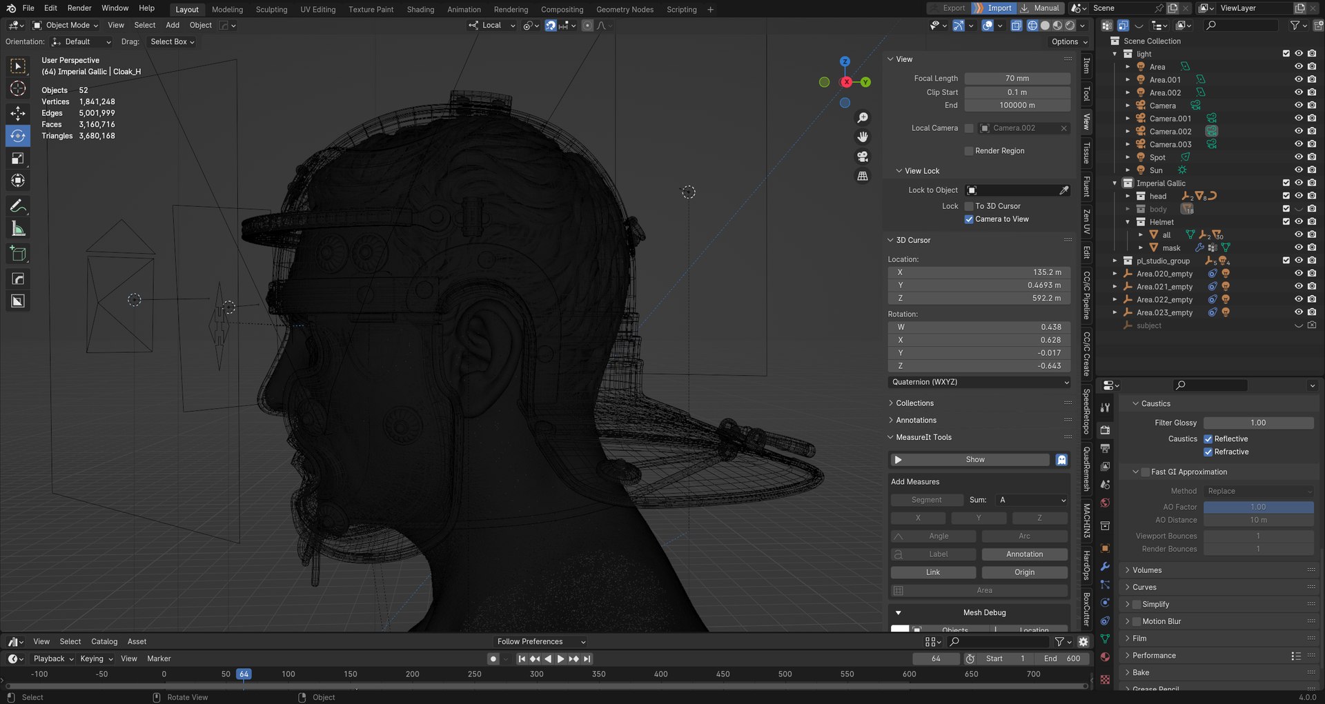 3D Ancient Roman Gaulish Legionary Centurion Bust Statue - TurboSquid ...