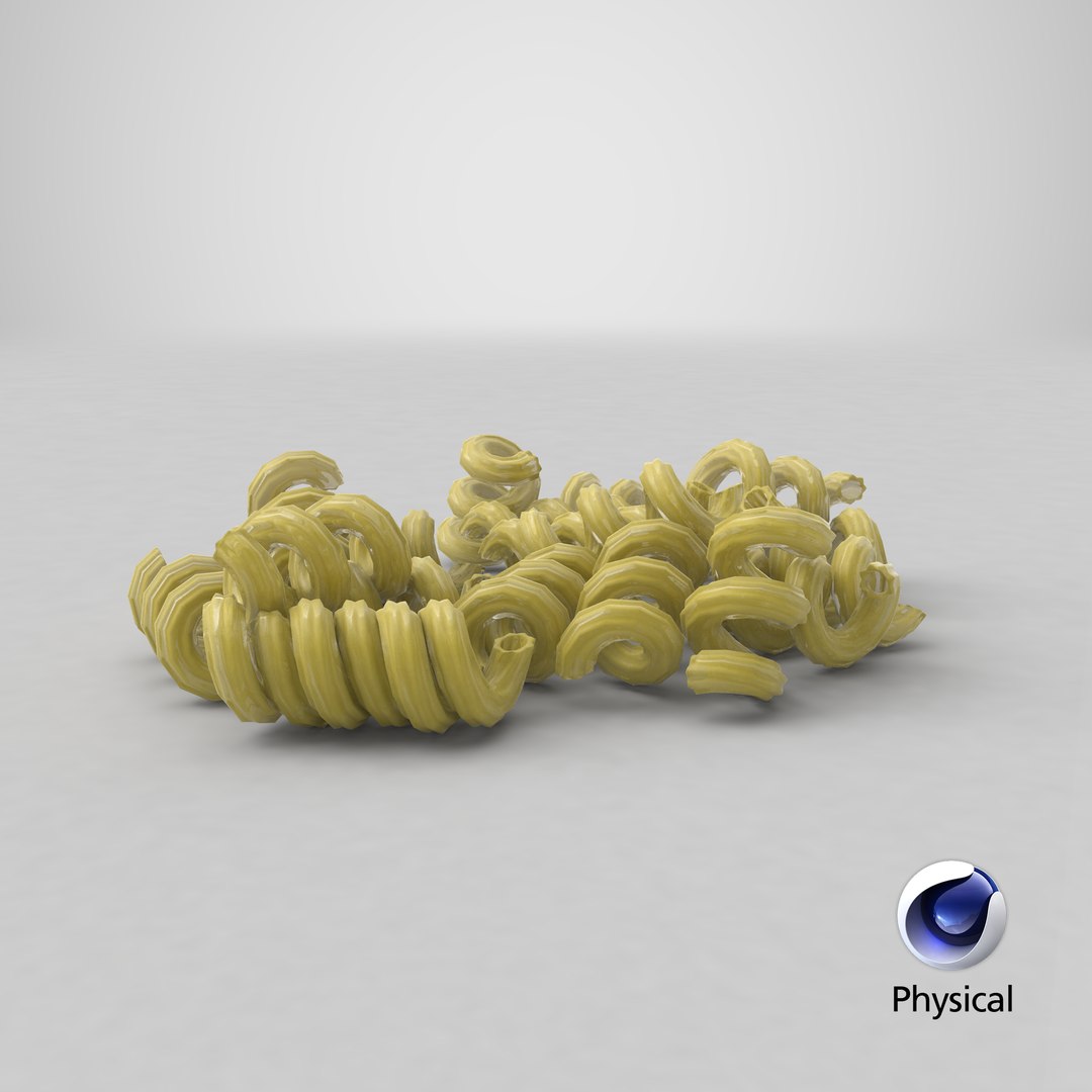Cellentani pasta 3D - TurboSquid 1509303