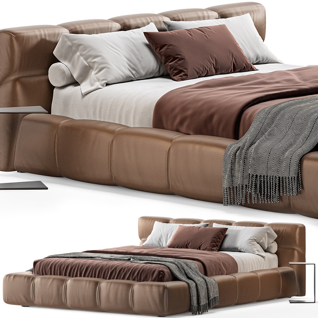 BB Italia Tufty Bed 3D Model - TurboSquid 2093790