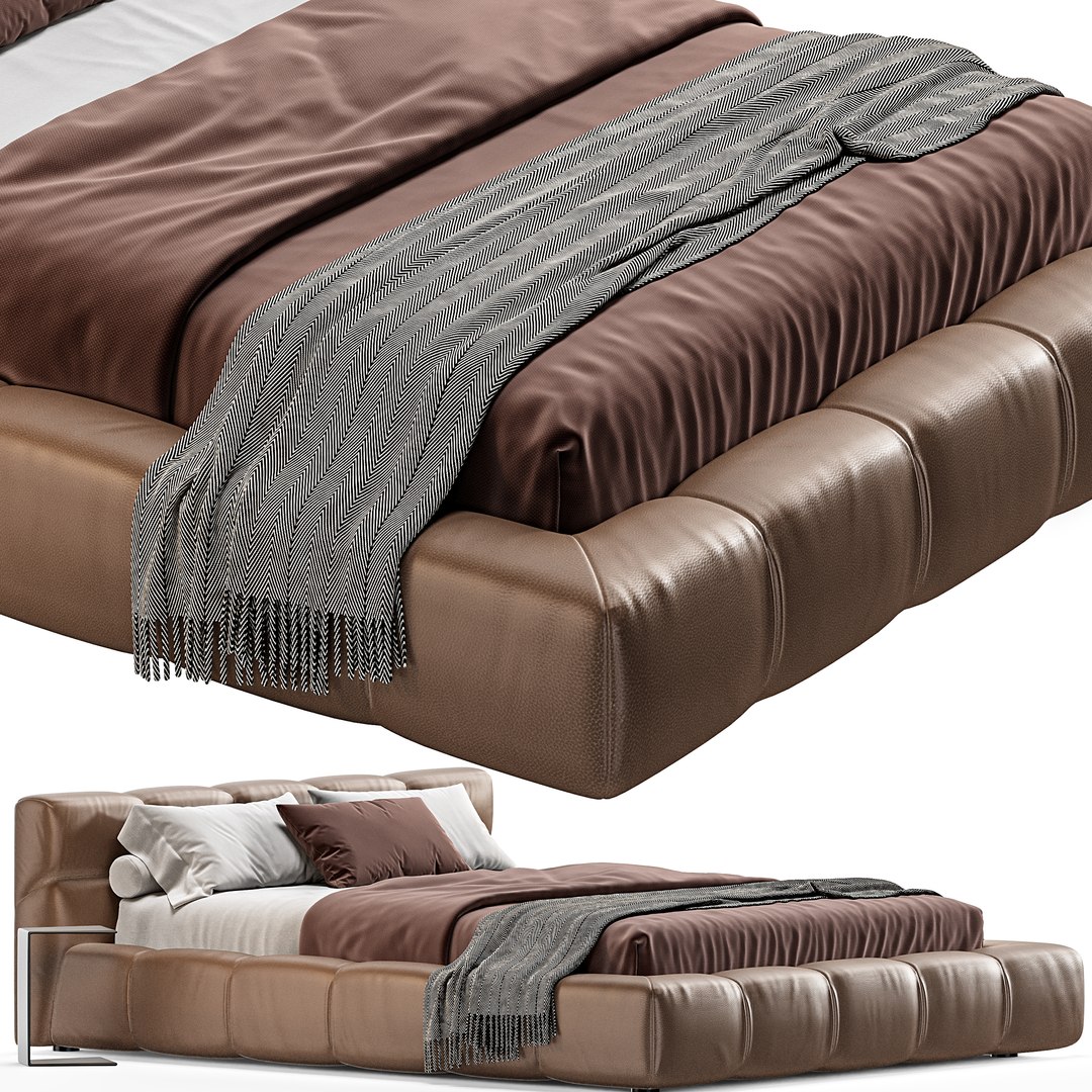 BB Italia Tufty Bed 3D Model - TurboSquid 2093790