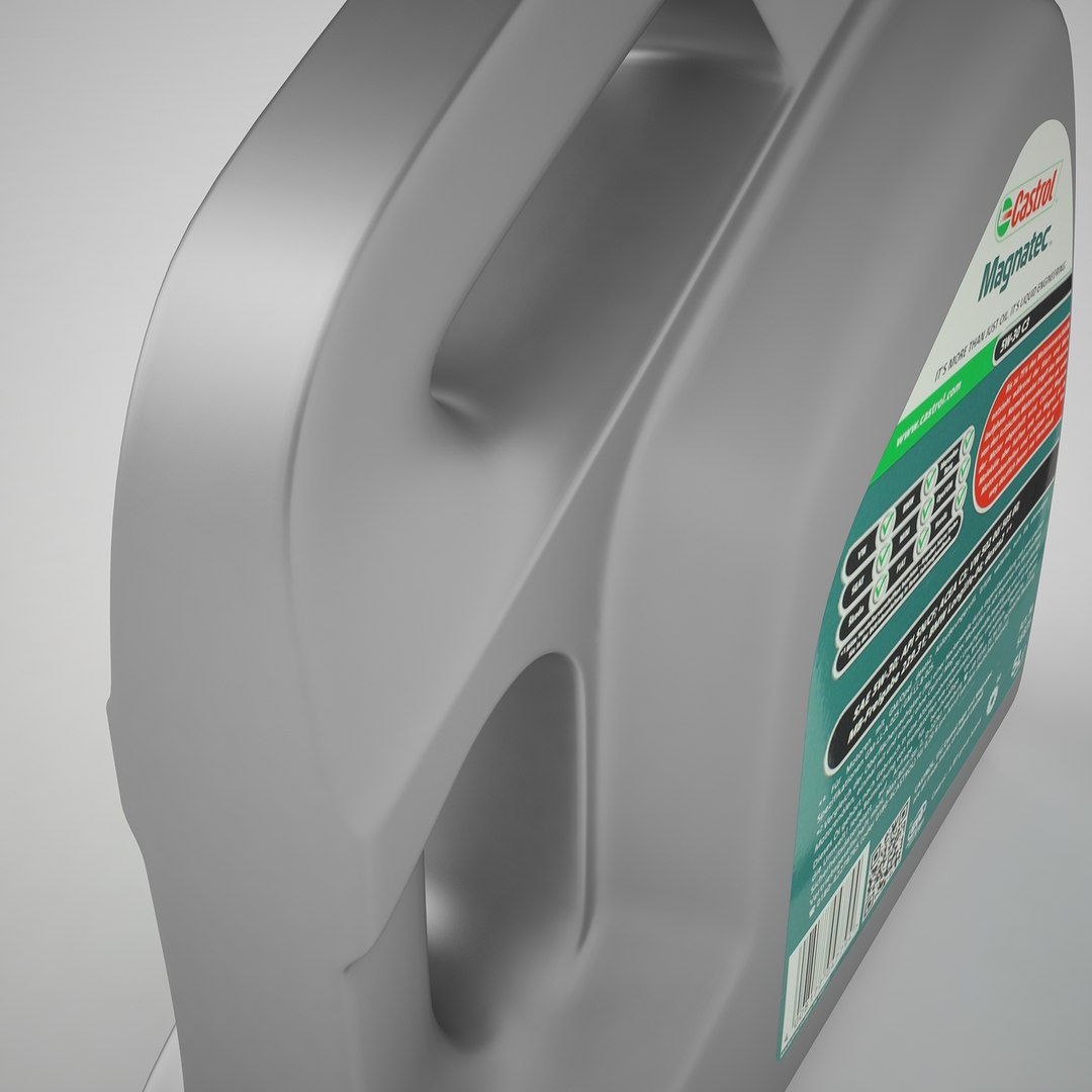 3d Castrol Magnatec Oil Model