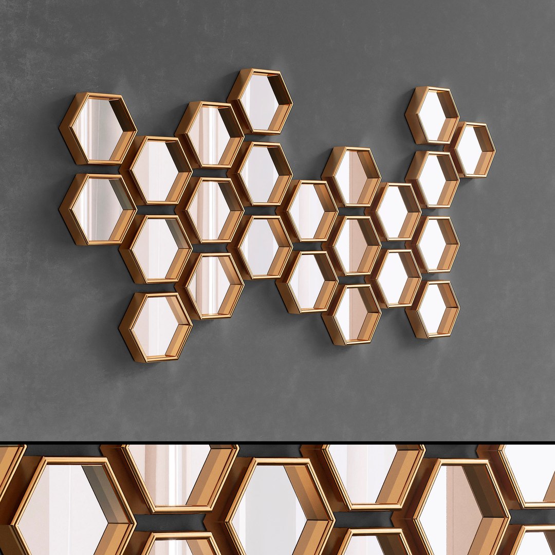 3D Mirrors Set 144 - TurboSquid 1818535