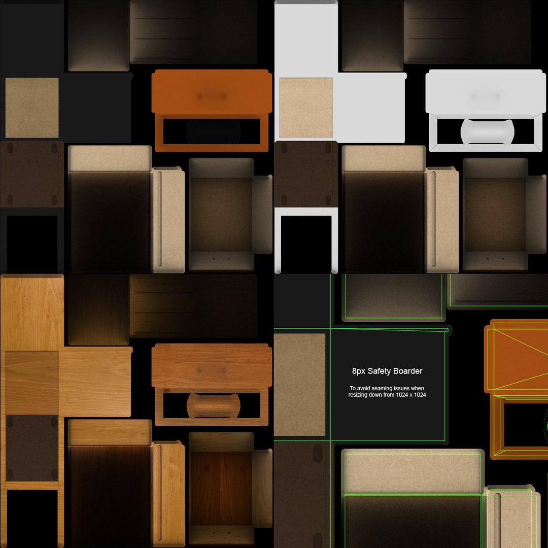 3d drawers pack