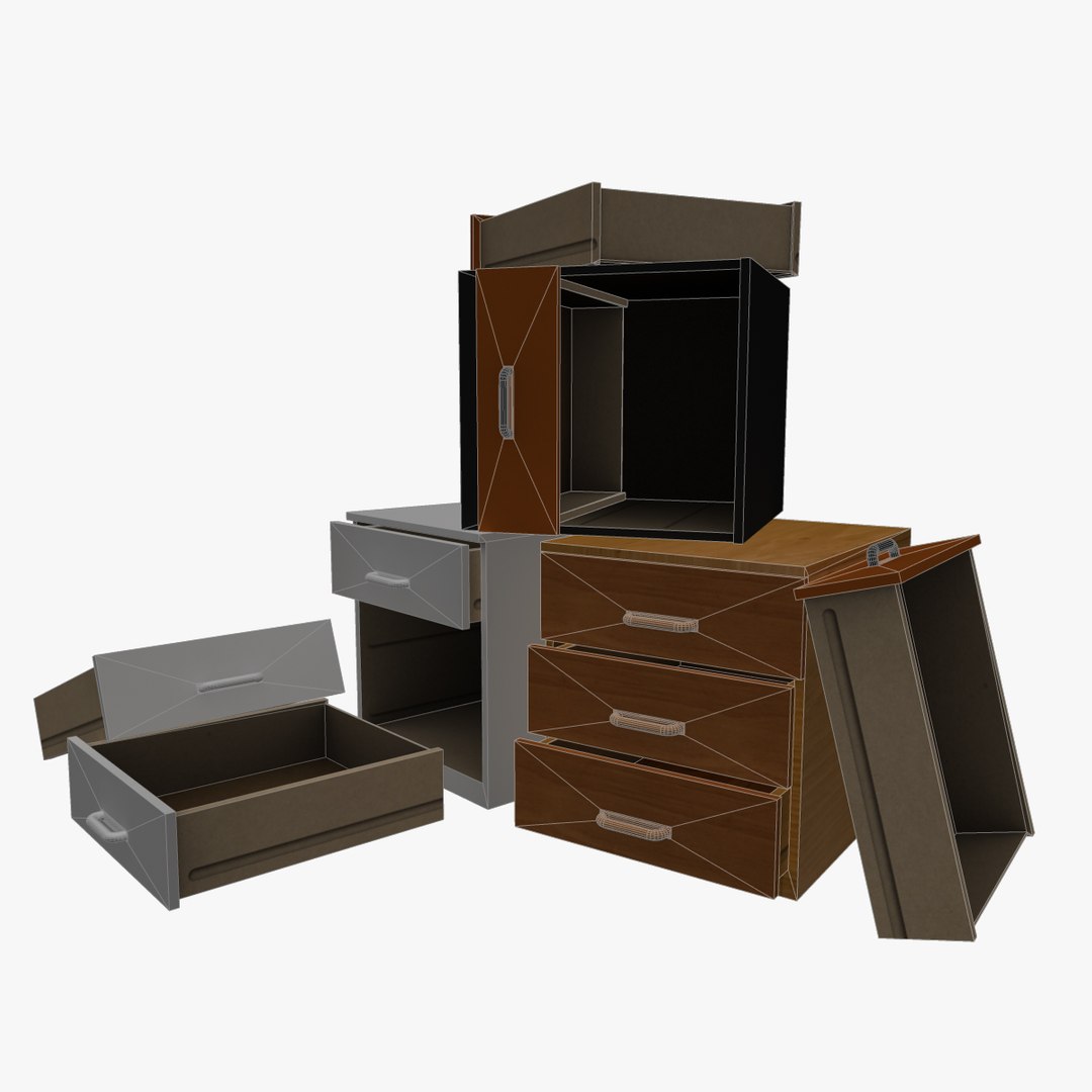 3d drawers pack