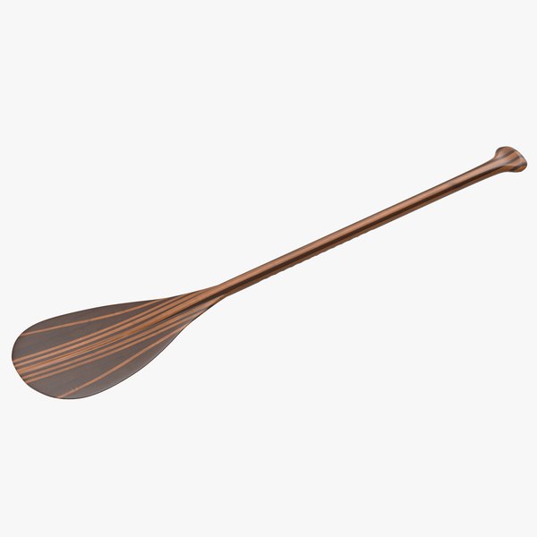 3d canoe paddle model