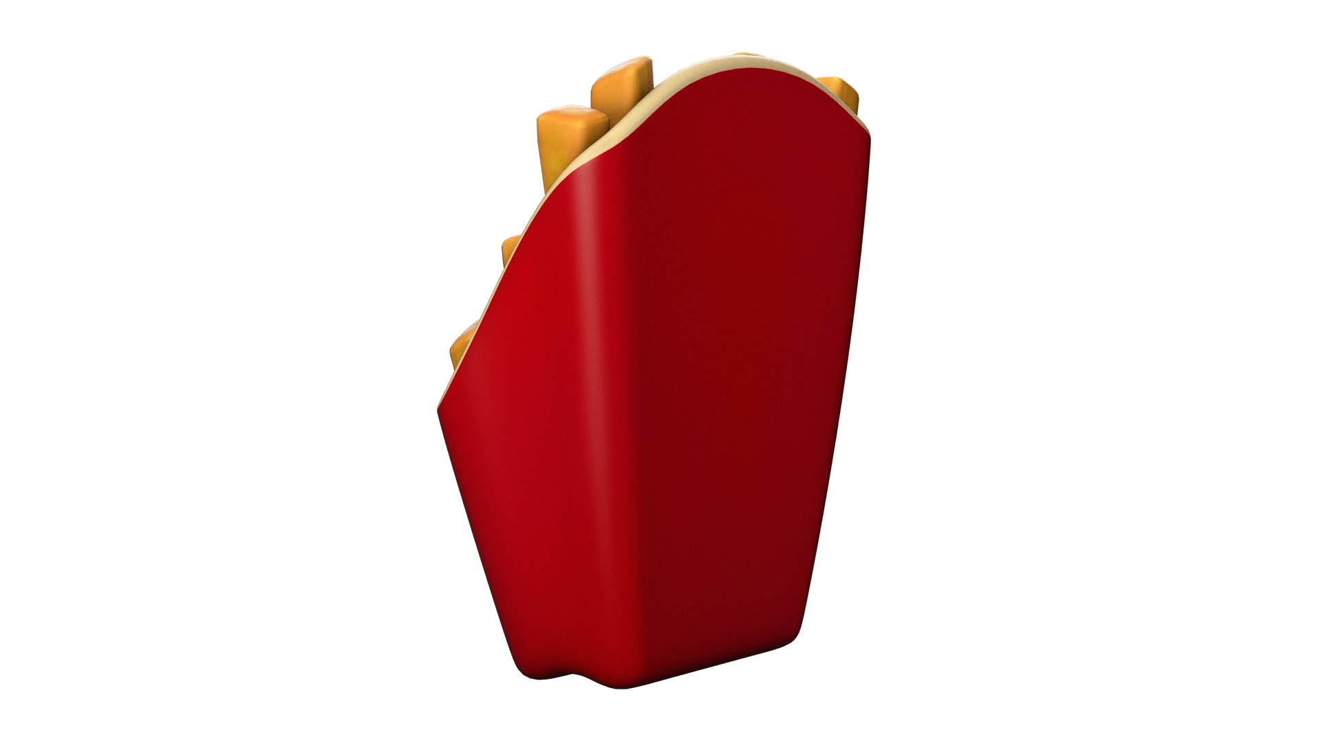 Cartoon Fries 3D - TurboSquid 2054675