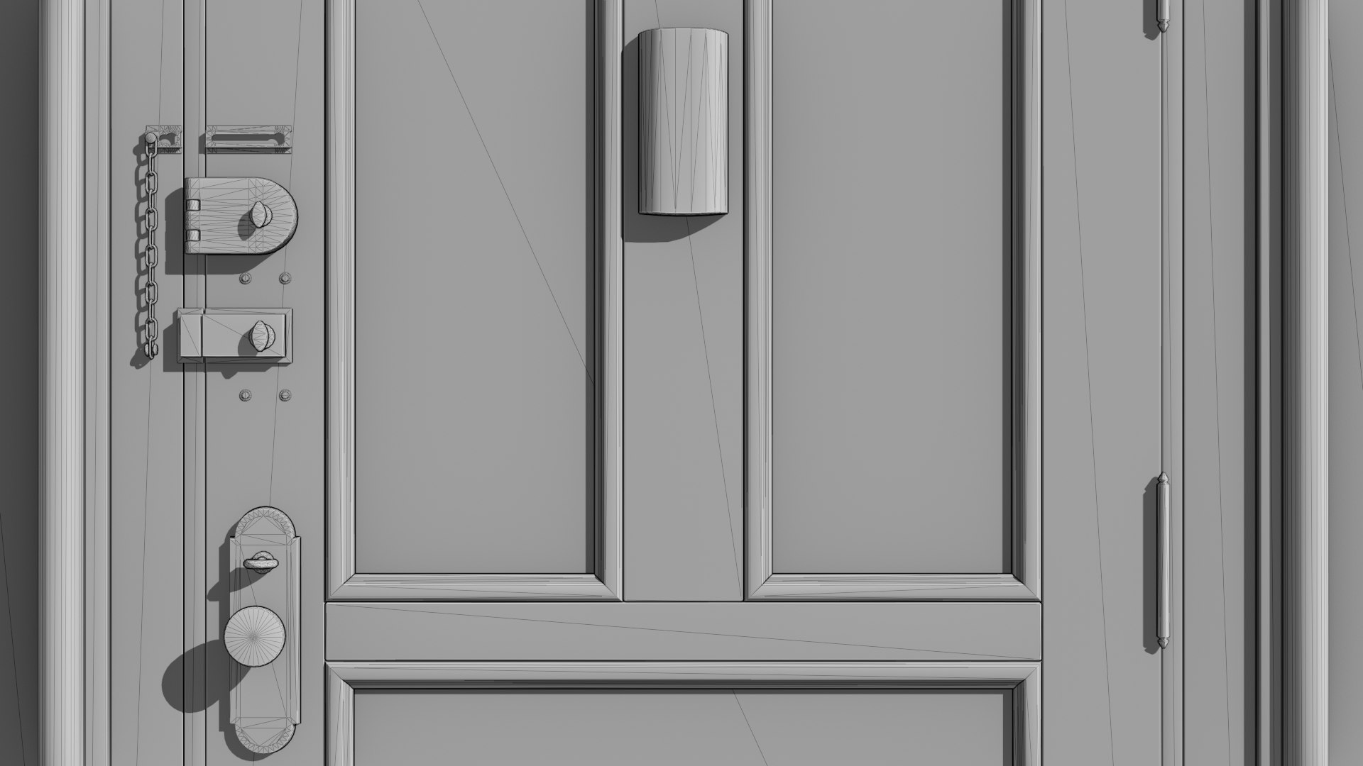 3D Entrance Door 1900s - Animated Model - TurboSquid 2305468
