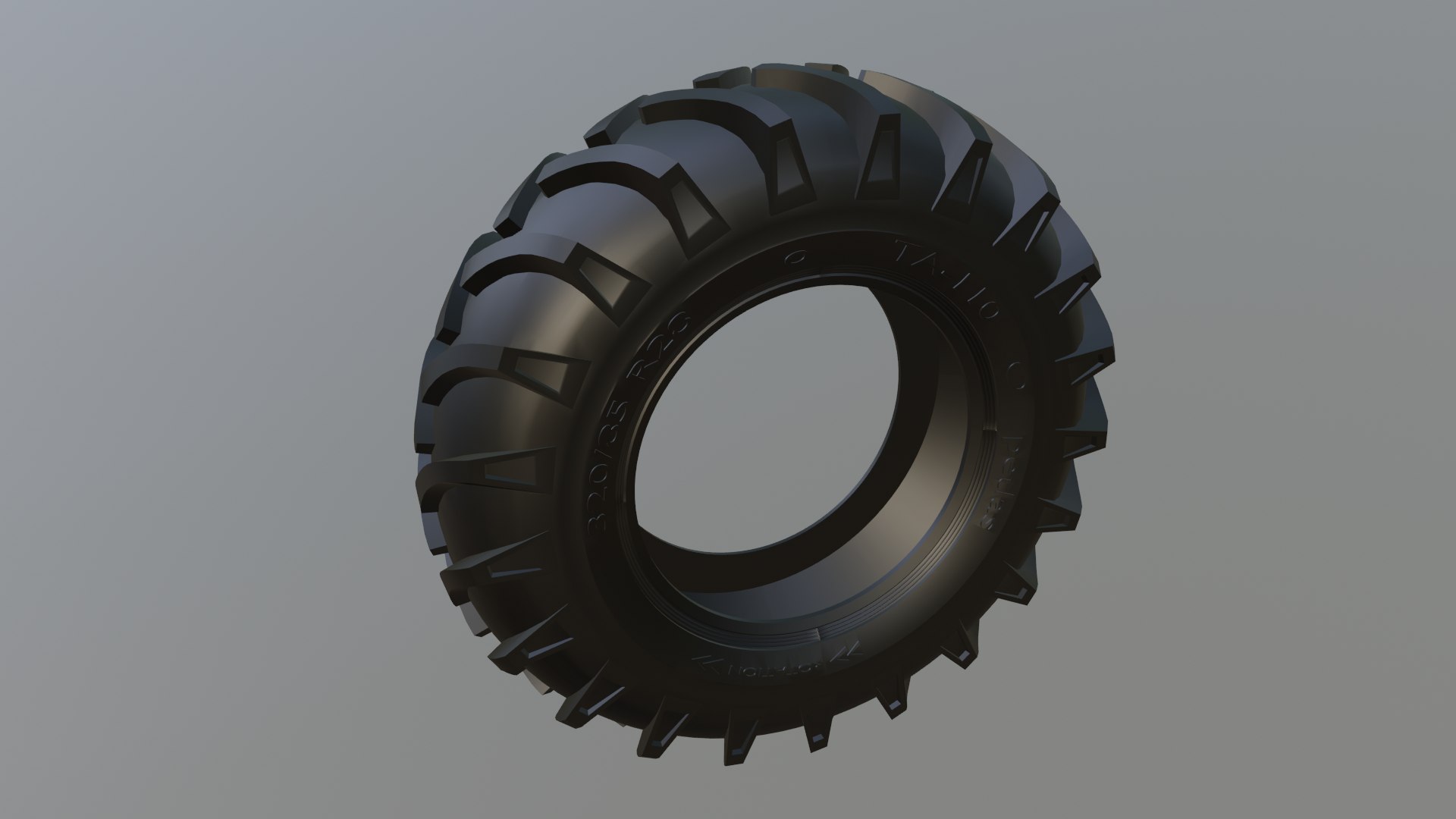3D Tractor Tire Model - TurboSquid 1887448