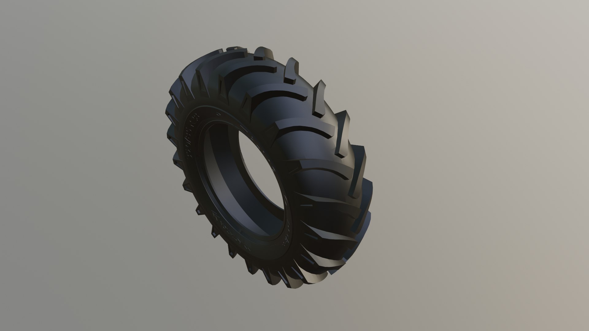 3D Tractor Tire Model - TurboSquid 1887448
