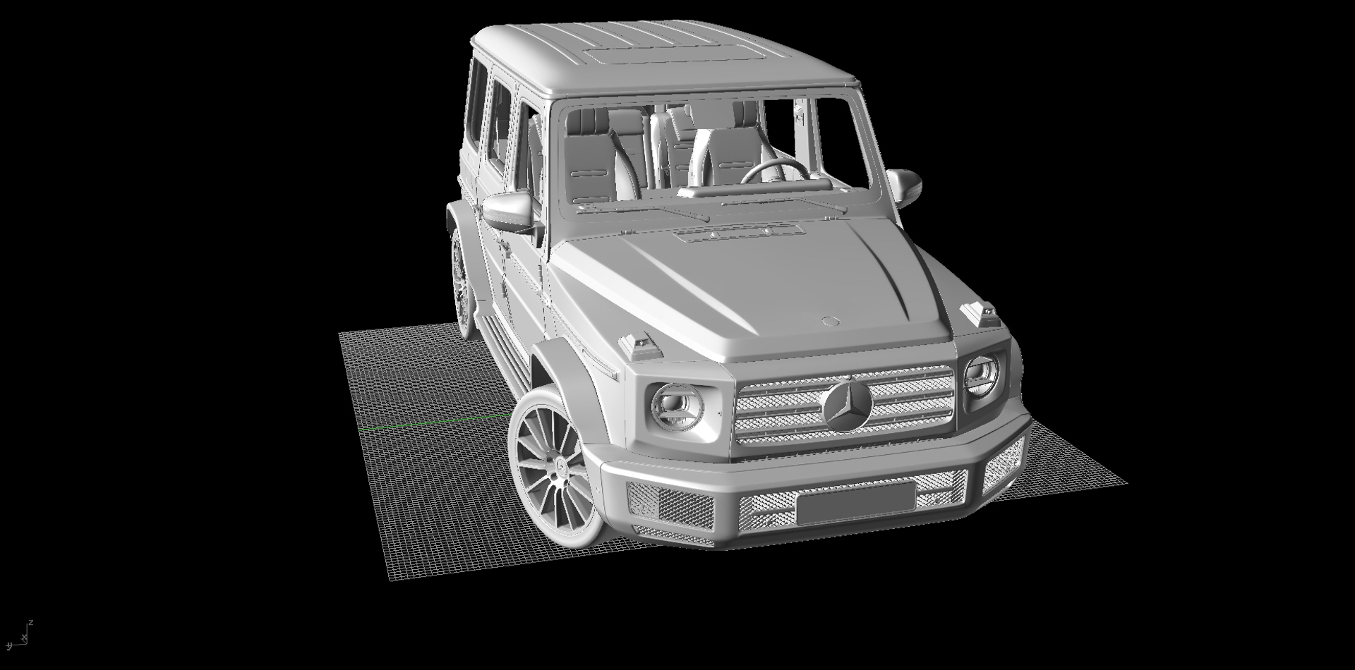 Mercedes-benz g class 2019 3D model - TurboSquid 1388337