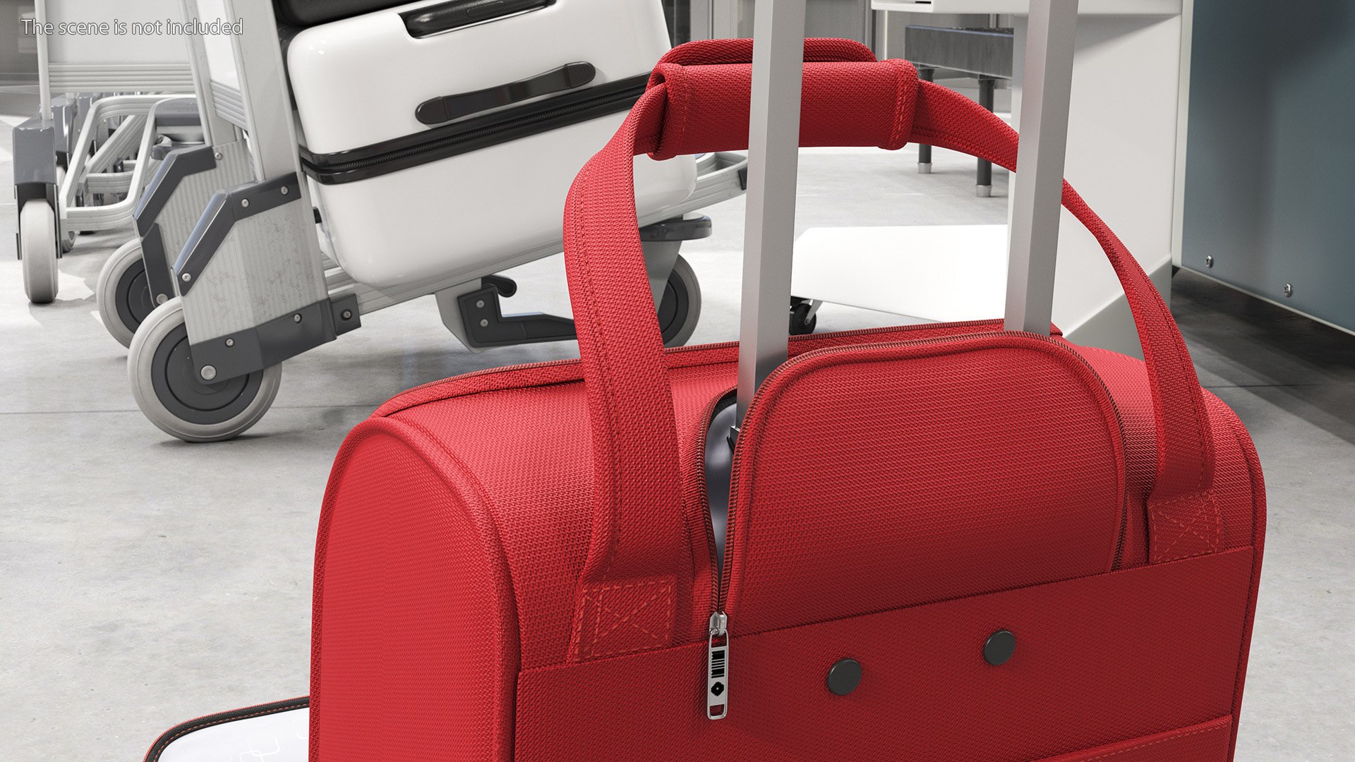 Red Open Softshell Luggage 3D Model - TurboSquid 2083622