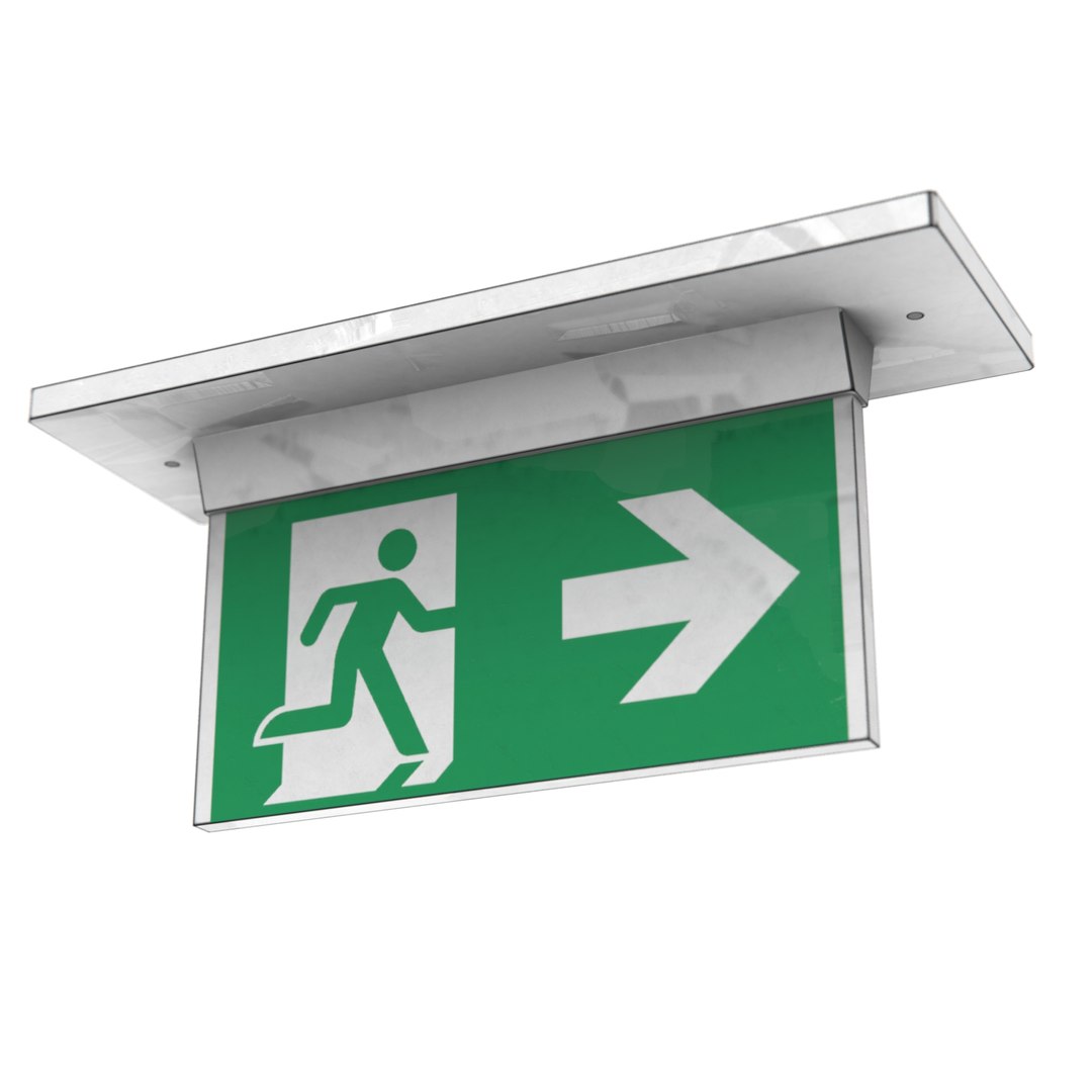 Exit Sign Model - TurboSquid 2147094