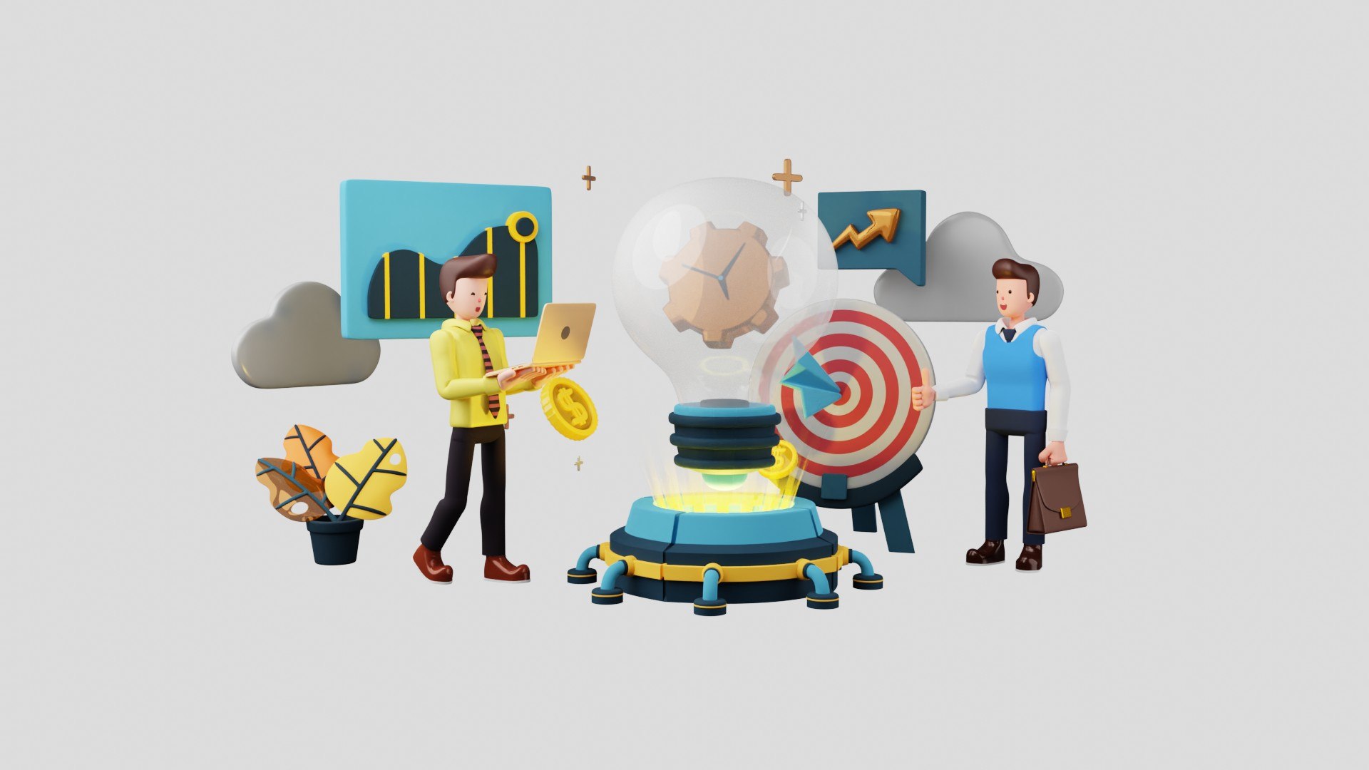 Work Efficiency 3D Model - TurboSquid 2249082