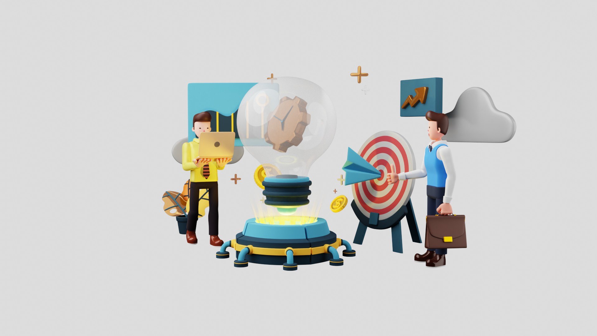 Work Efficiency 3D Model - TurboSquid 2249082
