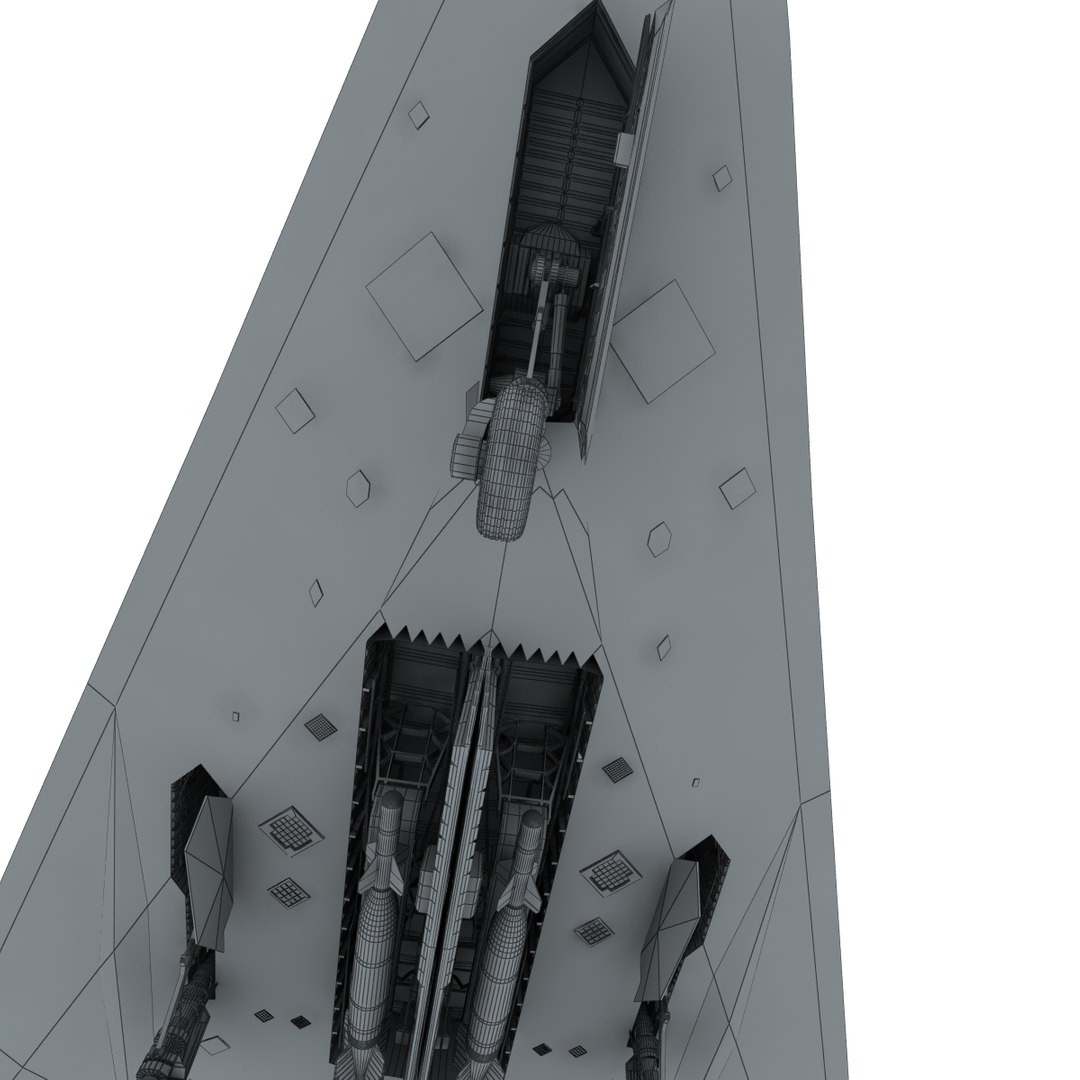 f-117 stealth 3d model