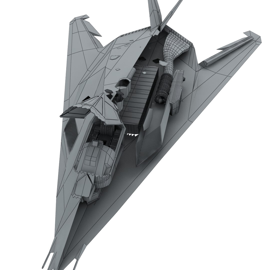 f-117 stealth 3d model