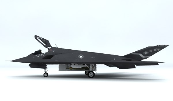 f-117 stealth 3d model