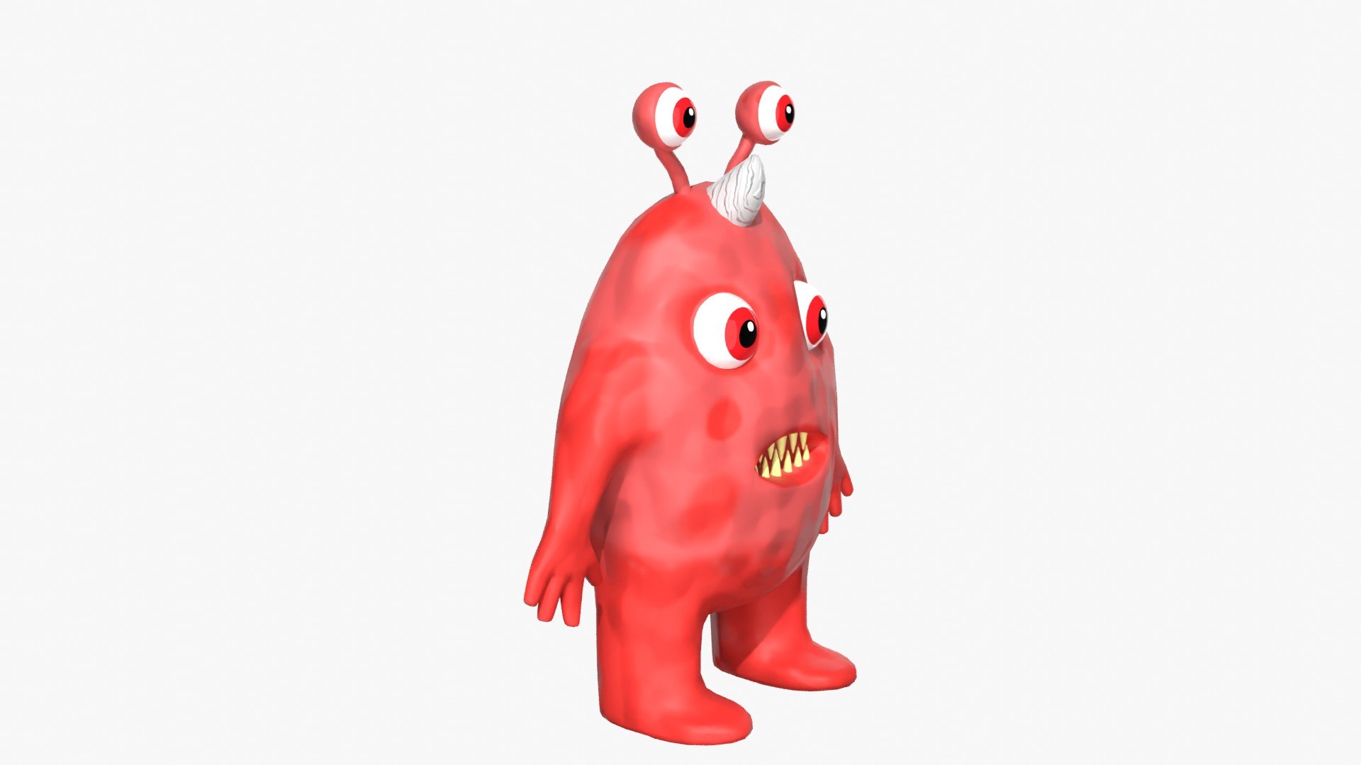 3D Cartoon character 09 - Monster 05 model - TurboSquid 2182700