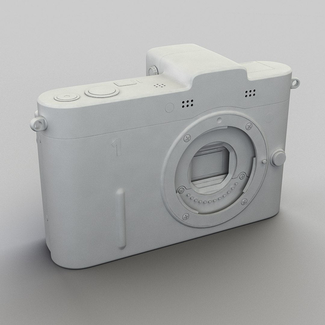 New Nikon V1 Lens 3d Model