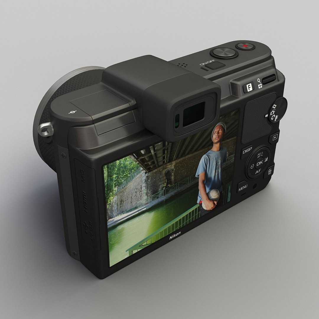 New Nikon V1 Lens 3d Model