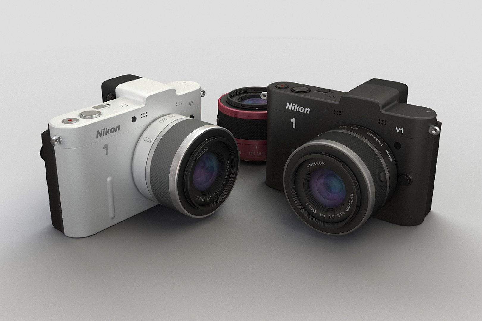 New Nikon V1 Lens 3d Model