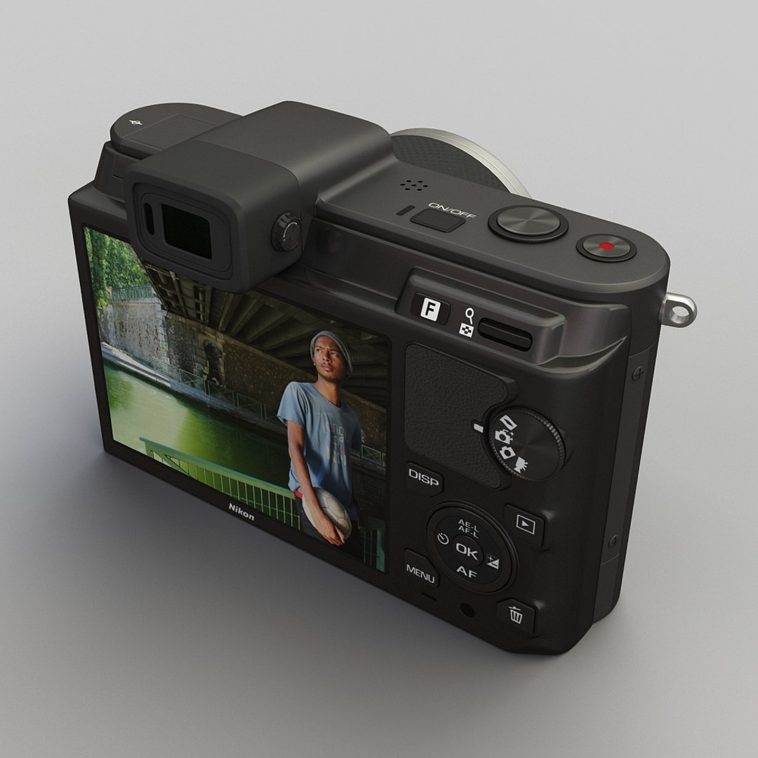 New Nikon V1 Lens 3d Model