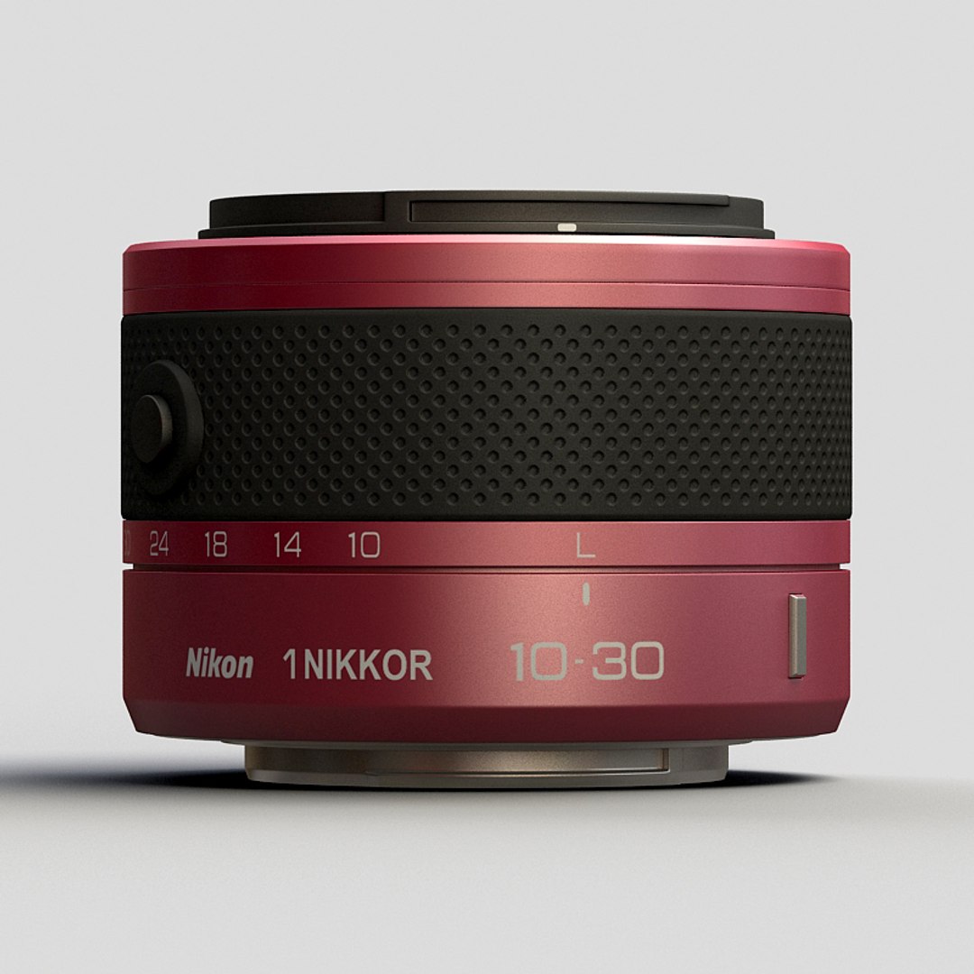 new nikon v1 lens 3d model