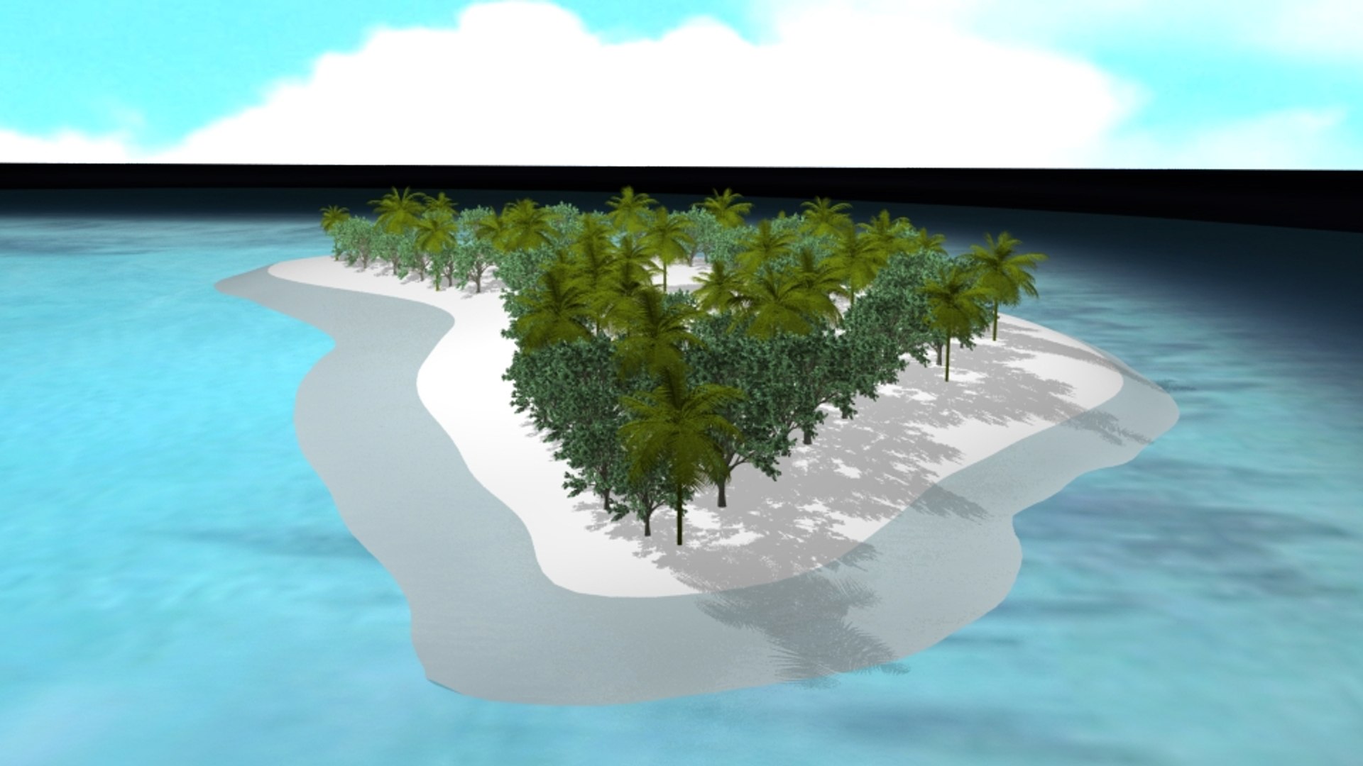 Maldives Island 3d Ma