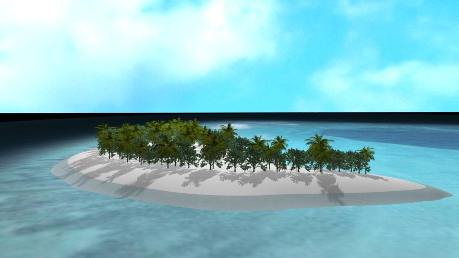 Maldives Island 3d Ma