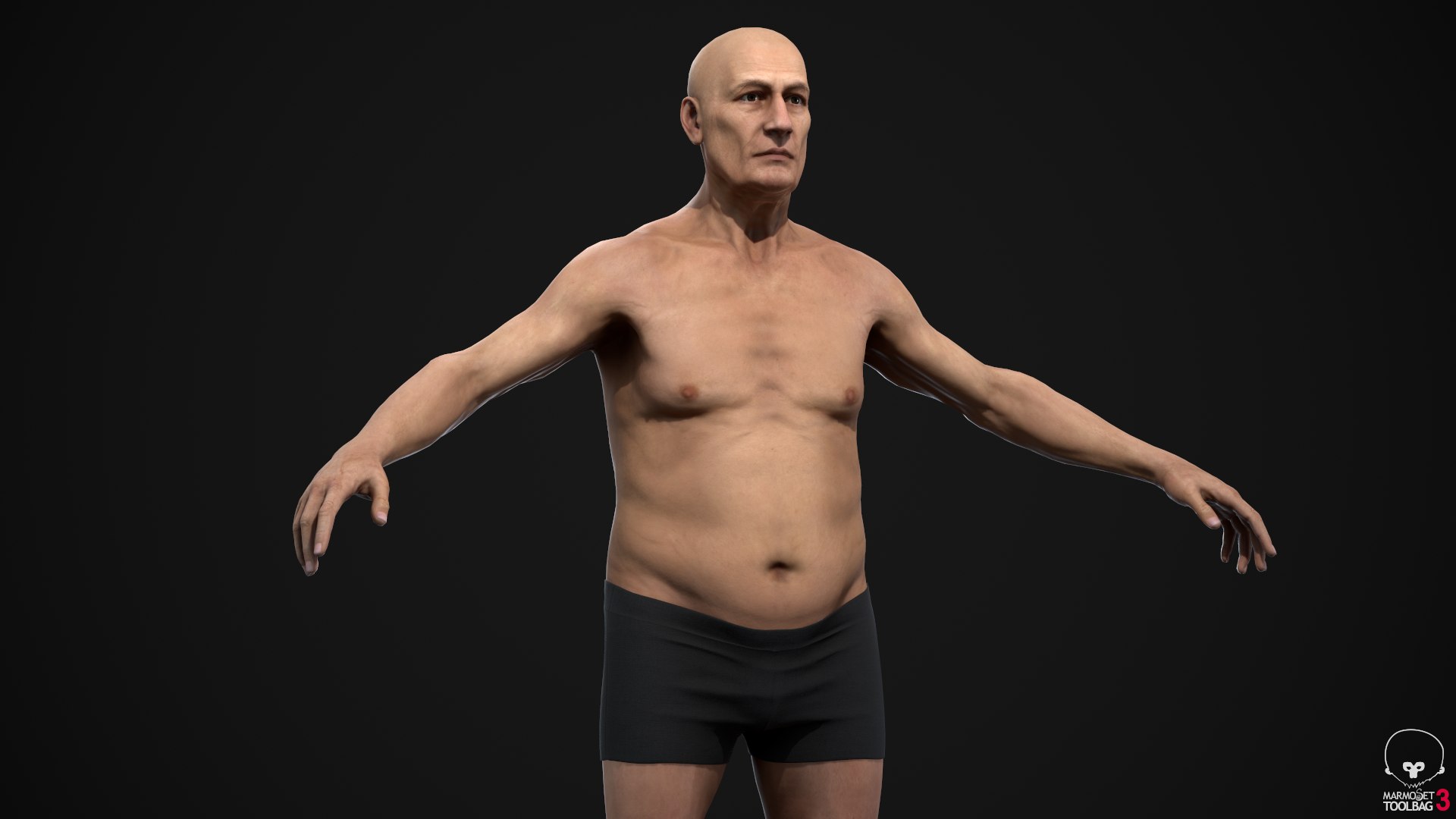 Old Man Model - TurboSquid 1752258