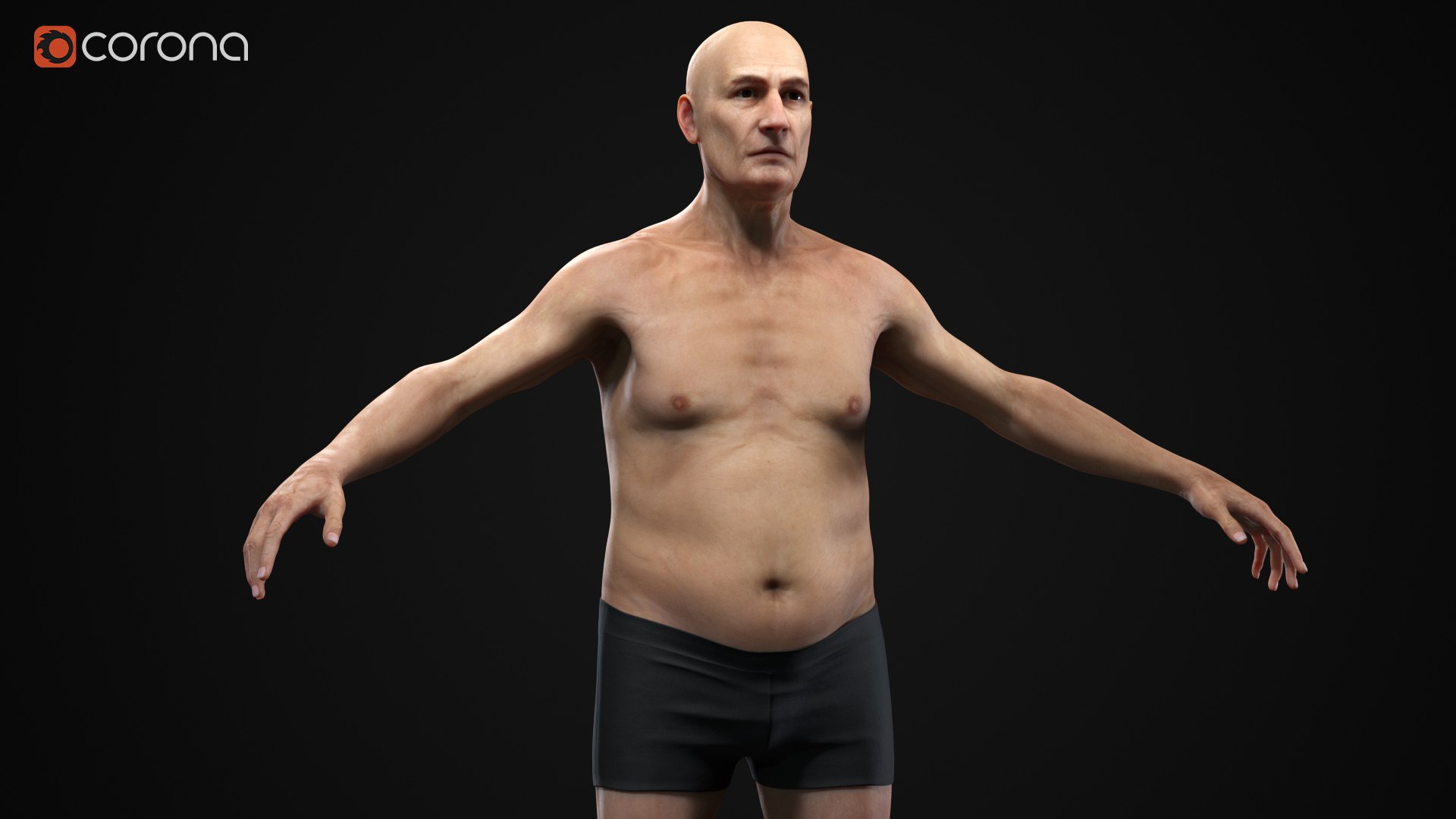 Old Man Model - TurboSquid 1752258