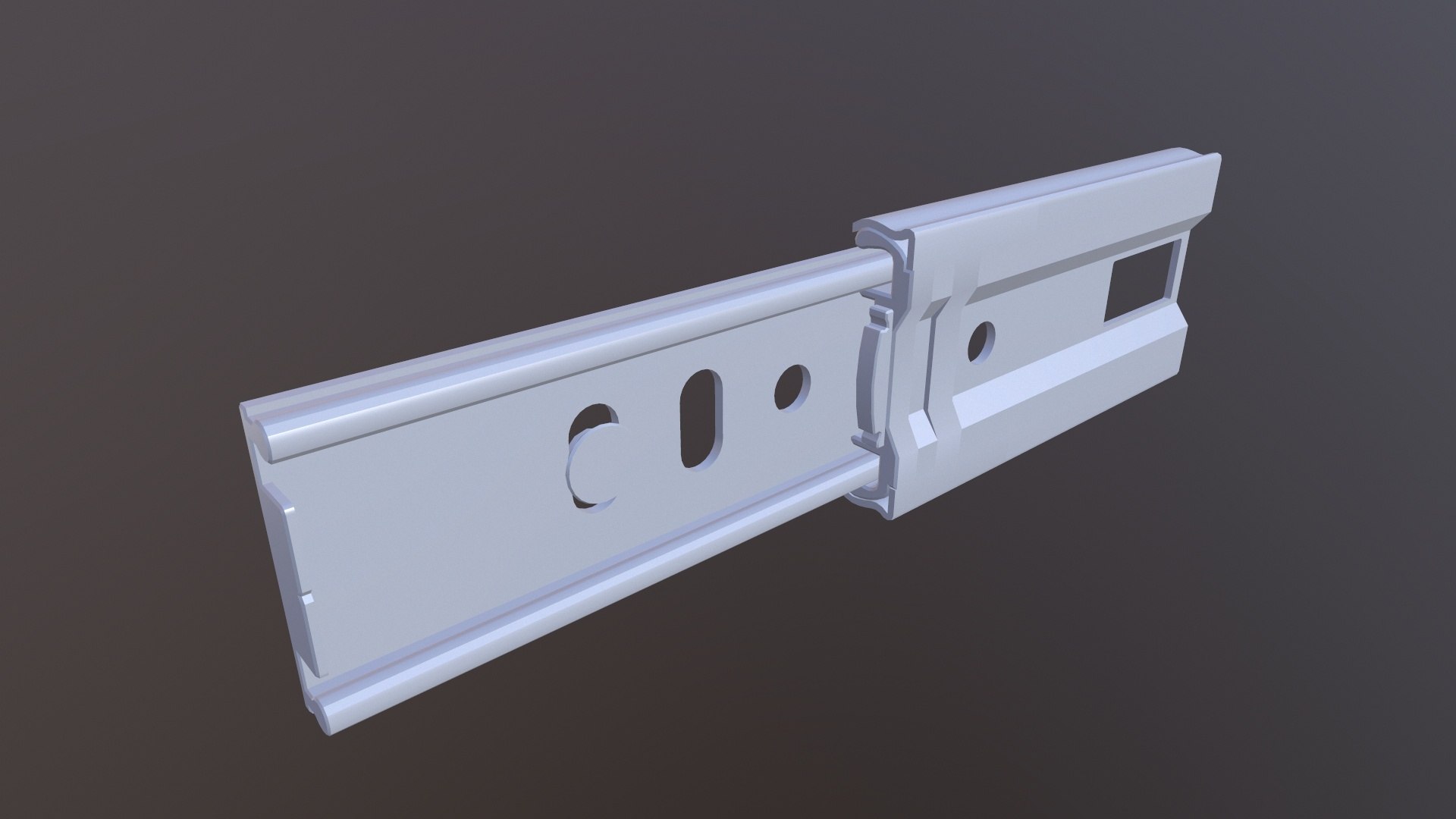 Slide Rail 3D Model - TurboSquid 2296020