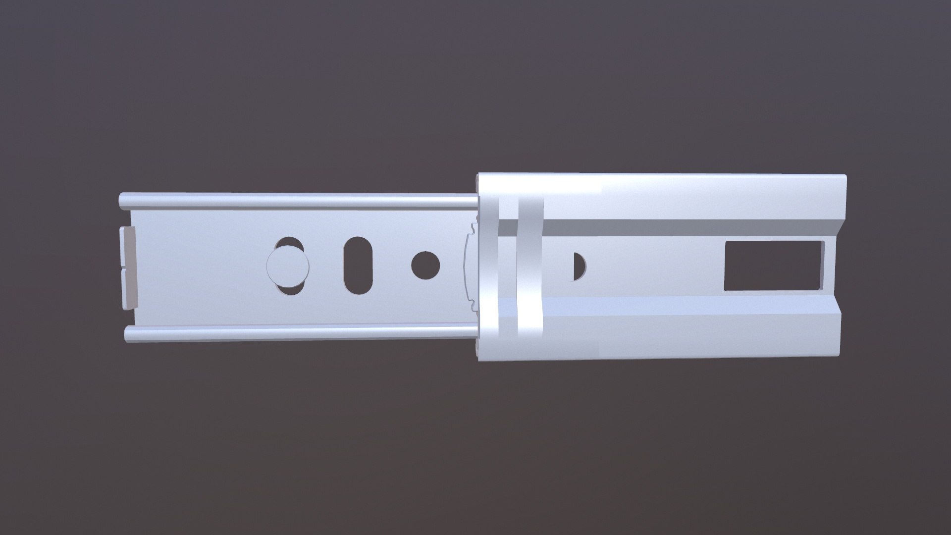 Slide Rail 3D Model - TurboSquid 2296020