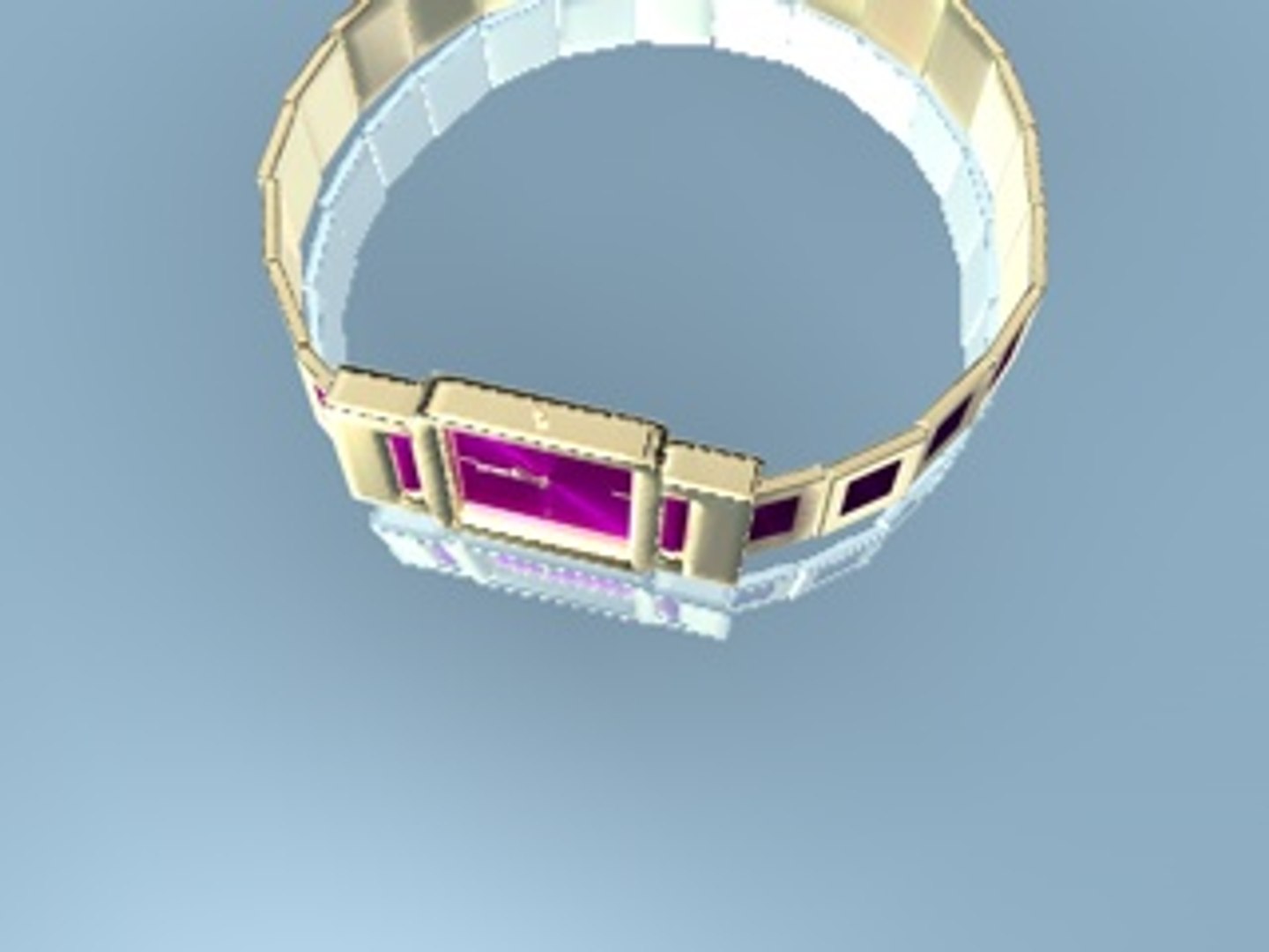 gold watch 3d 3ds