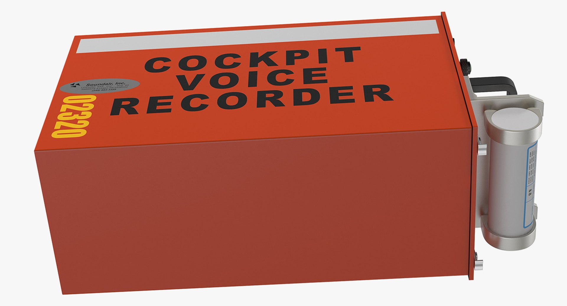Cockpit Voice Recorder Cvr 3D Model - TurboSquid 1428912