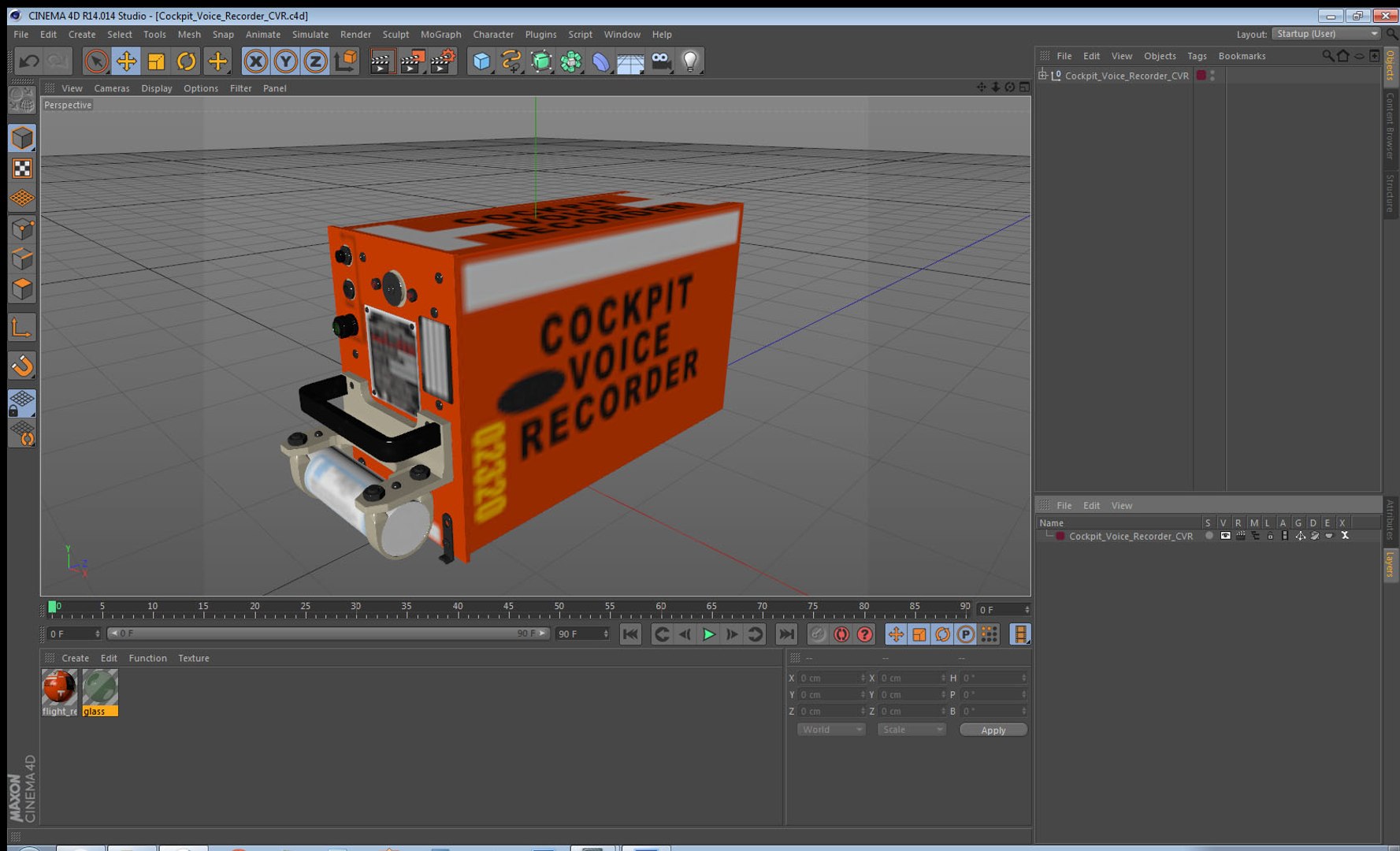 Cockpit voice recorder cvr 3D model - TurboSquid 1428912