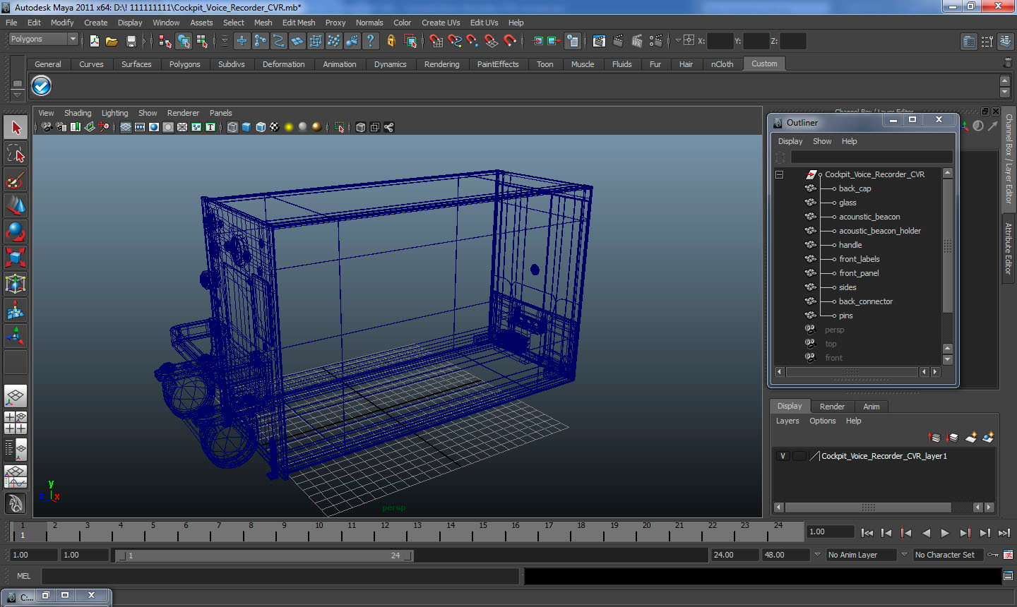 Cockpit voice recorder cvr 3D model - TurboSquid 1428912