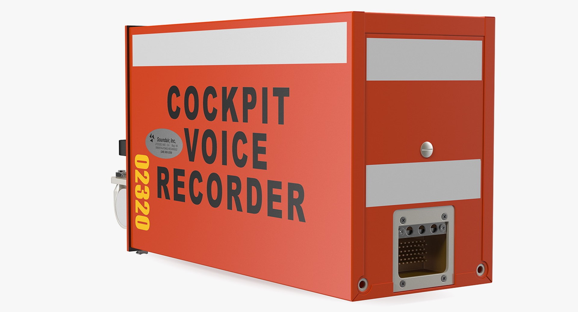 Cockpit Voice Recorder Cvr 3D Model - TurboSquid 1428912