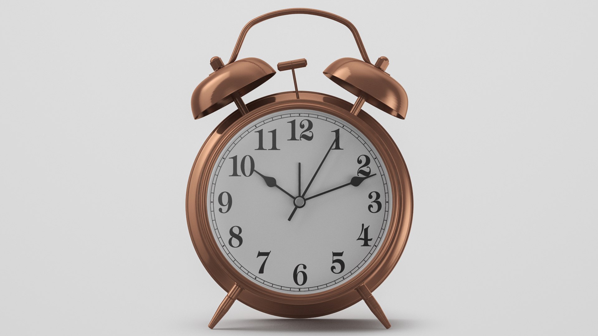 Retro Alarm Clock 05 3D model - TurboSquid 1948057