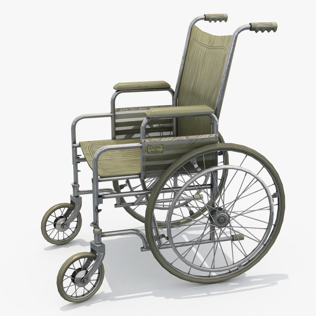 Classic Wheelchair 3D Model - TurboSquid 1584979