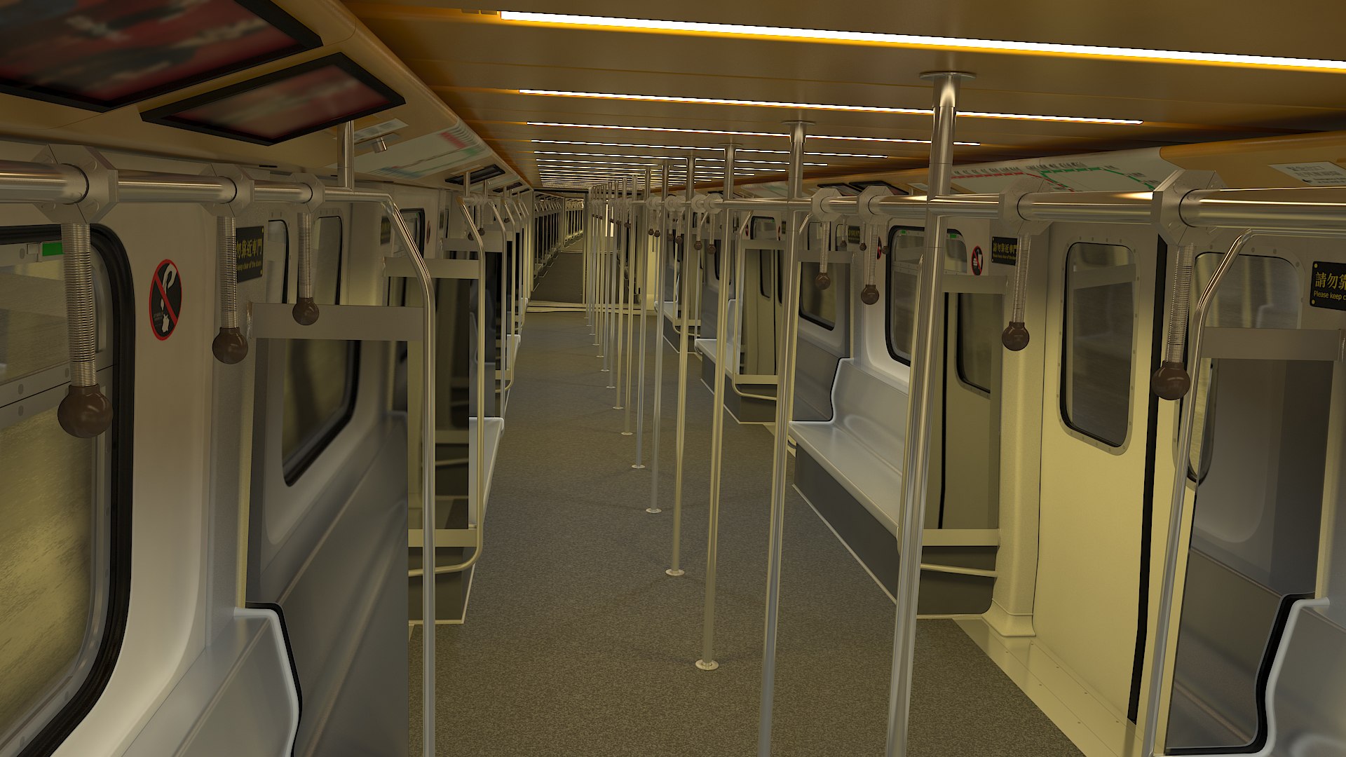 90s metro cabin 3D - TurboSquid 1776513