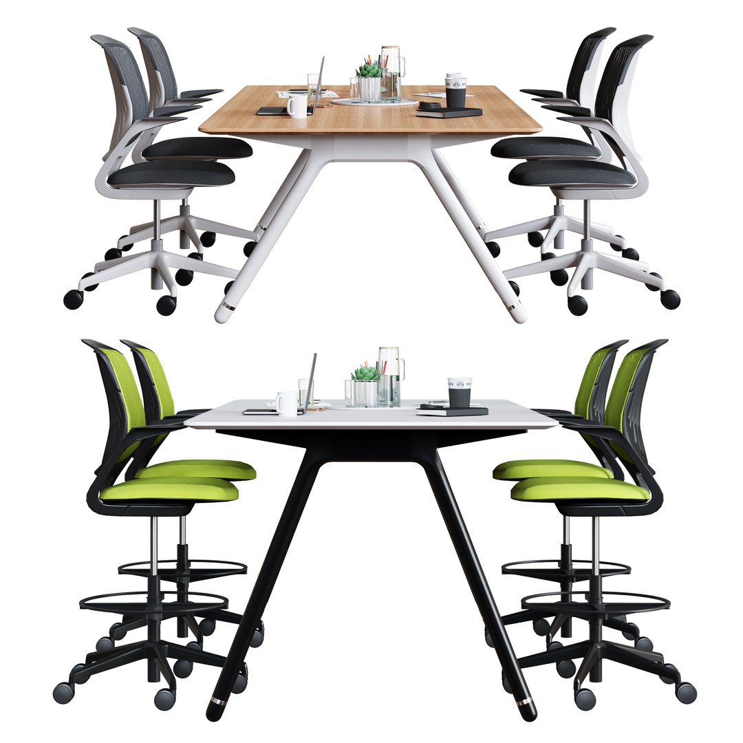 Steelcase Potrero415 - Conference 3D Model - TurboSquid 1636353