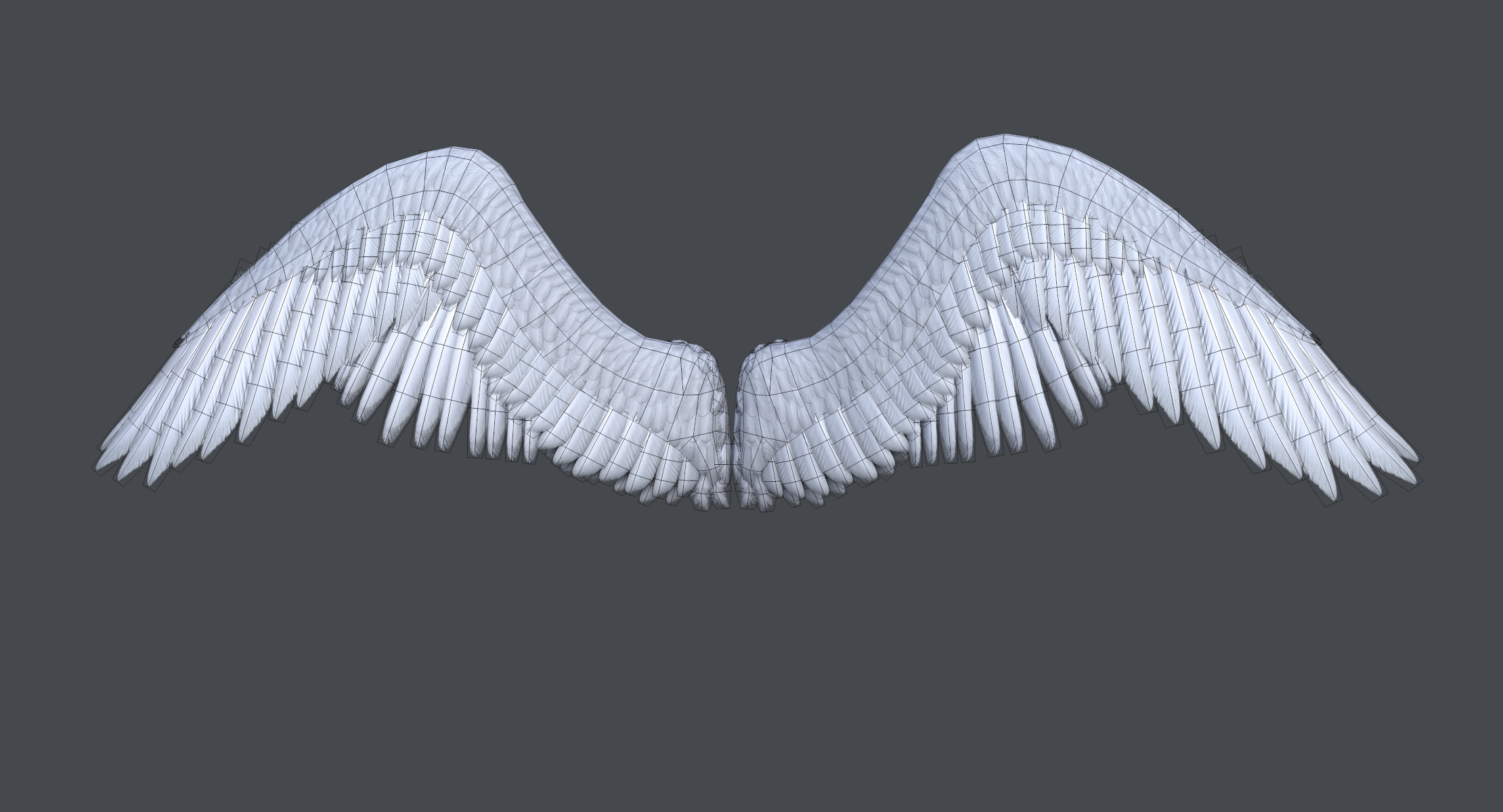 3D angel wing - TurboSquid 1188230