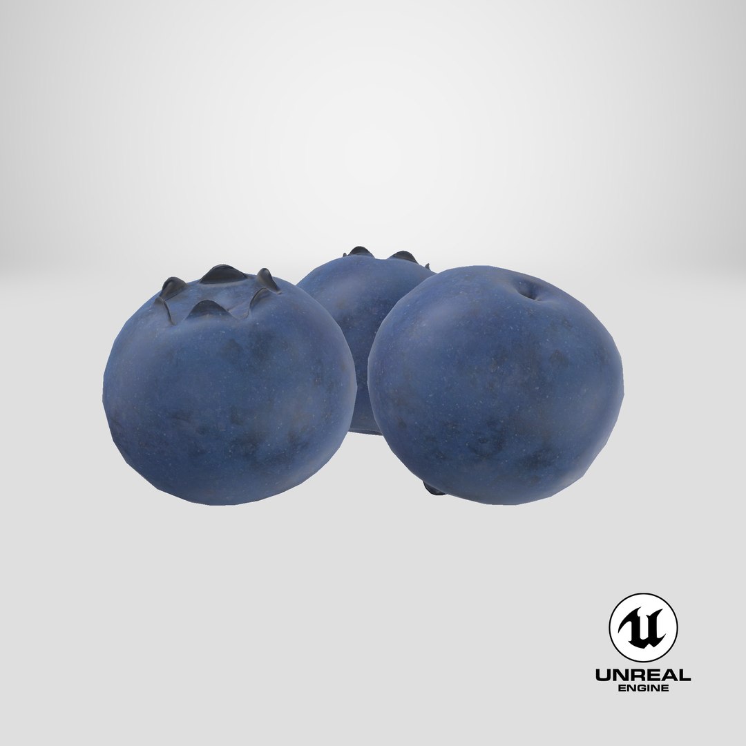 Cartoon Blueberry 3D model - TurboSquid 2095788