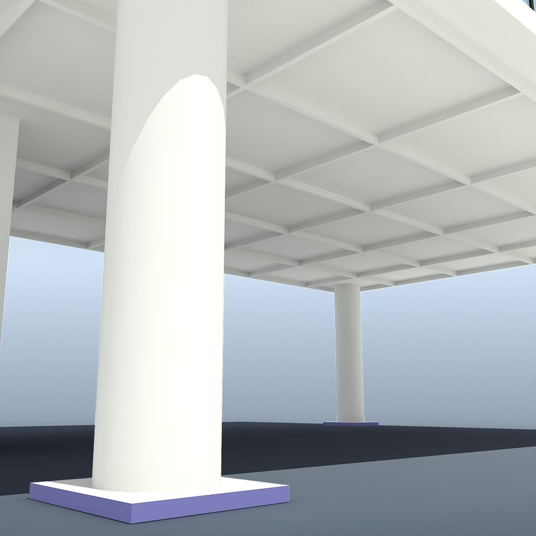 3ds Max Corporate Glass Building