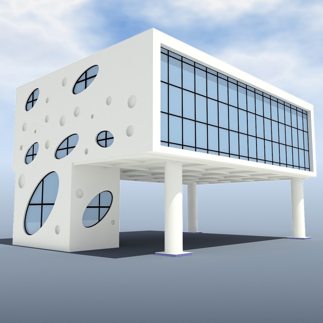 3ds Max Corporate Glass Building