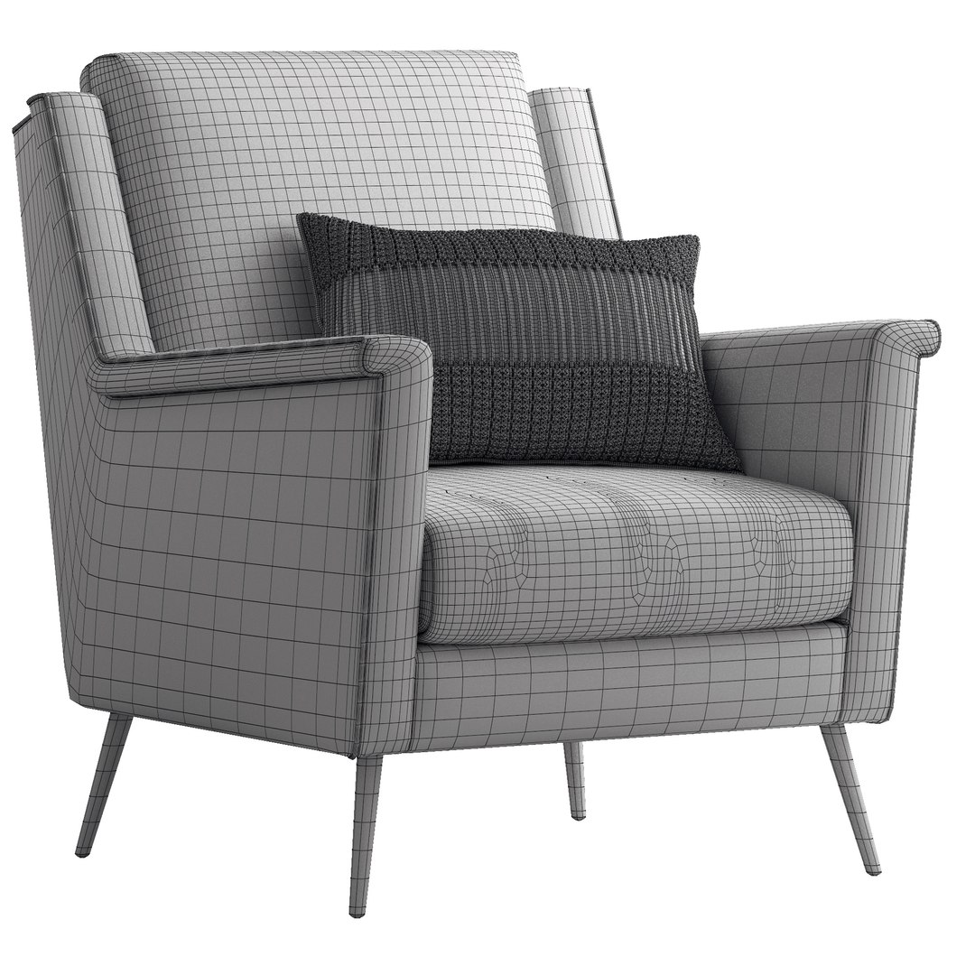 Armchair cambridge 3D model - TurboSquid 1664888