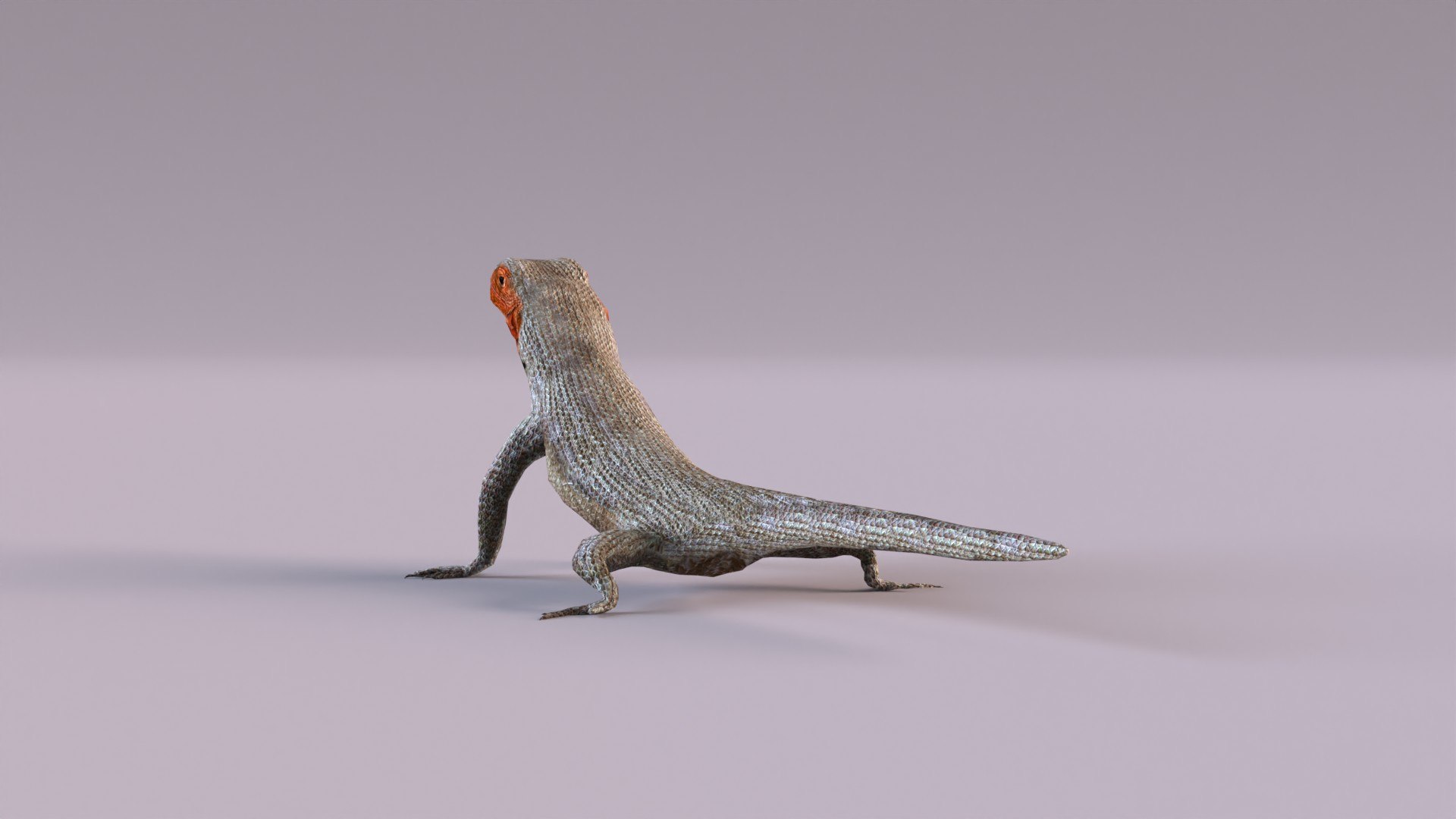3D Lizard Lava Model - TurboSquid 1508360
