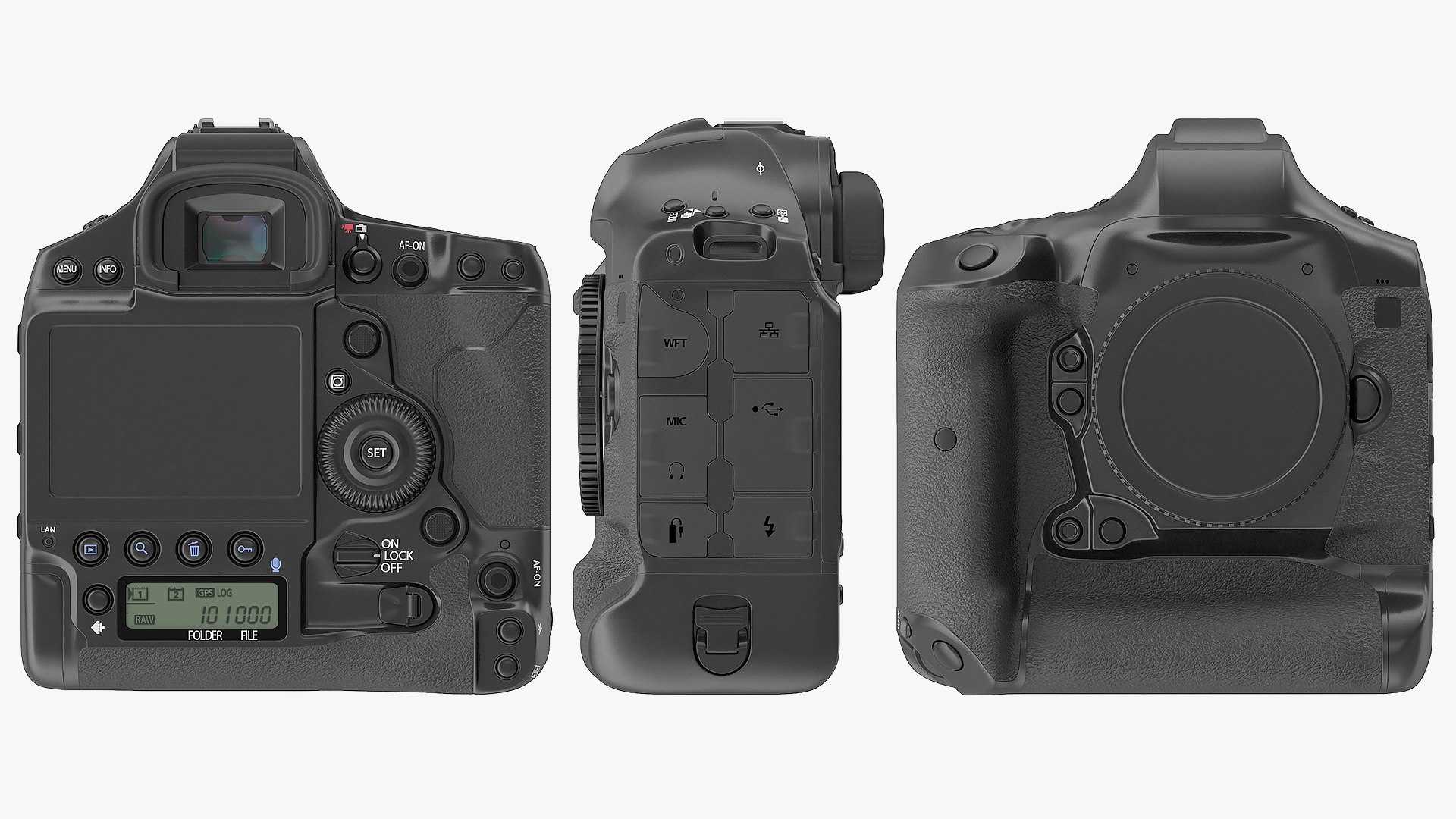 Digital Single Lens Reflex 3D Model - TurboSquid 1586962