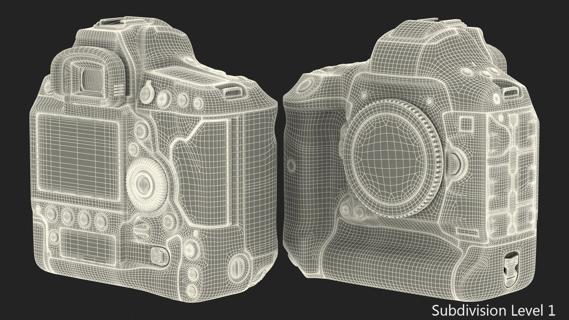 Digital Single Lens Reflex 3D Model - TurboSquid 1586962